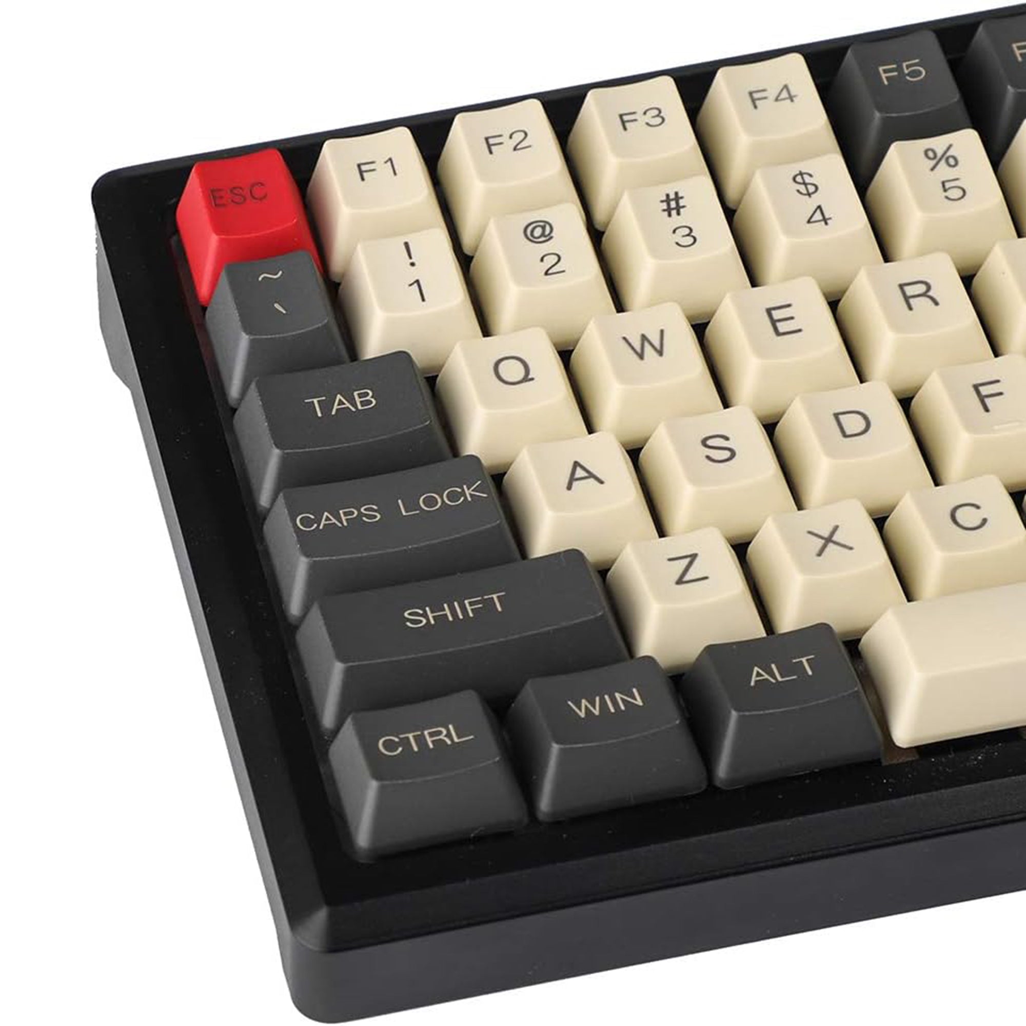 Gray Beige 125 Keys PBT OEM Profile Keycaps Set – KeyGeak