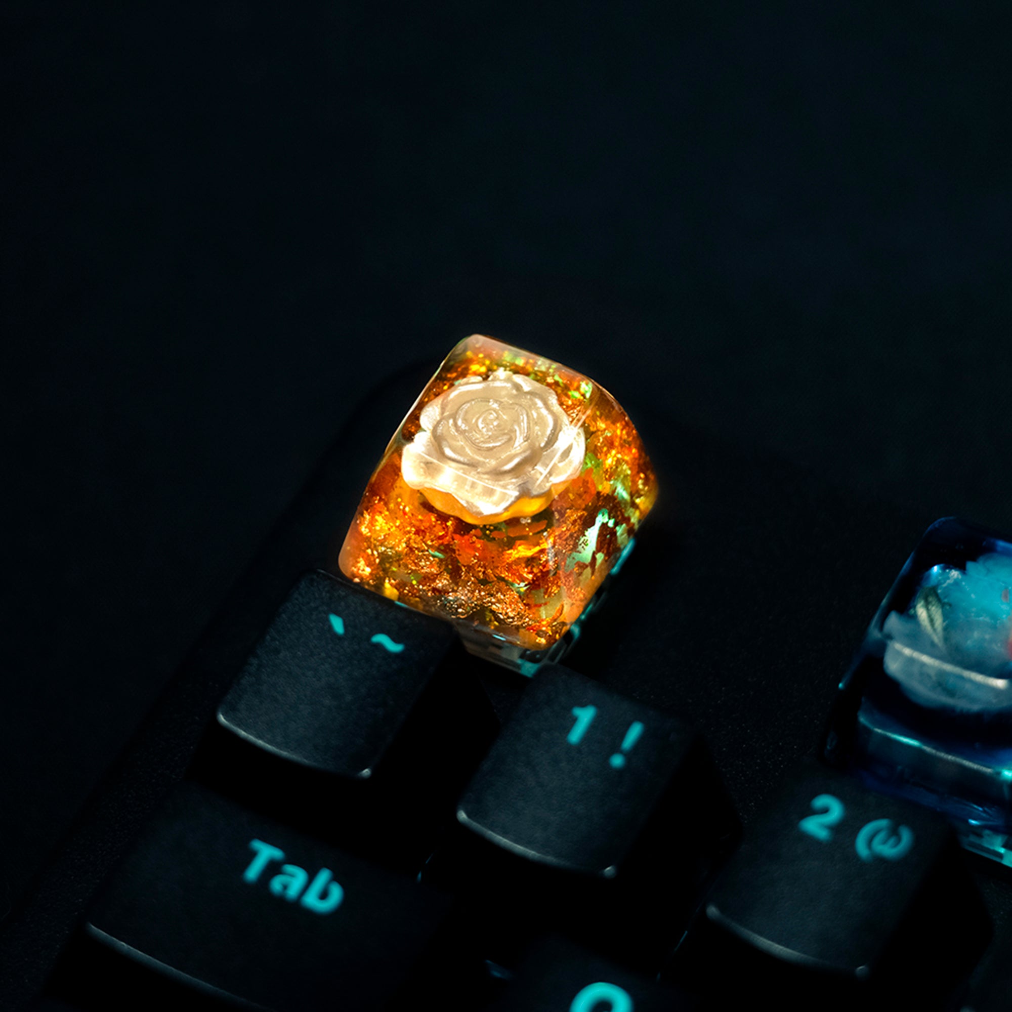 Eternal Flowers Handmade Keycaps – KeyGeak