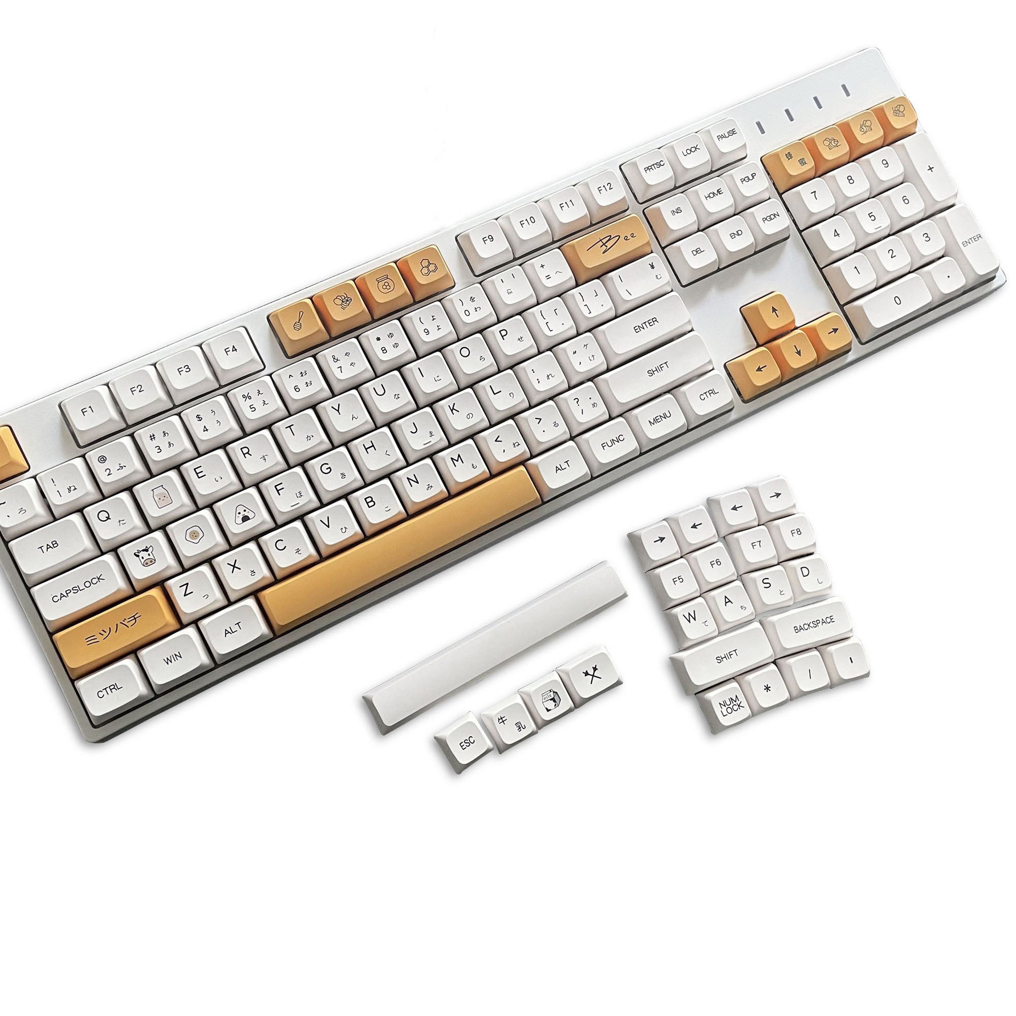 Full Size Mechanical Gaming Keyboard w/ Number Pad – KeyGeak