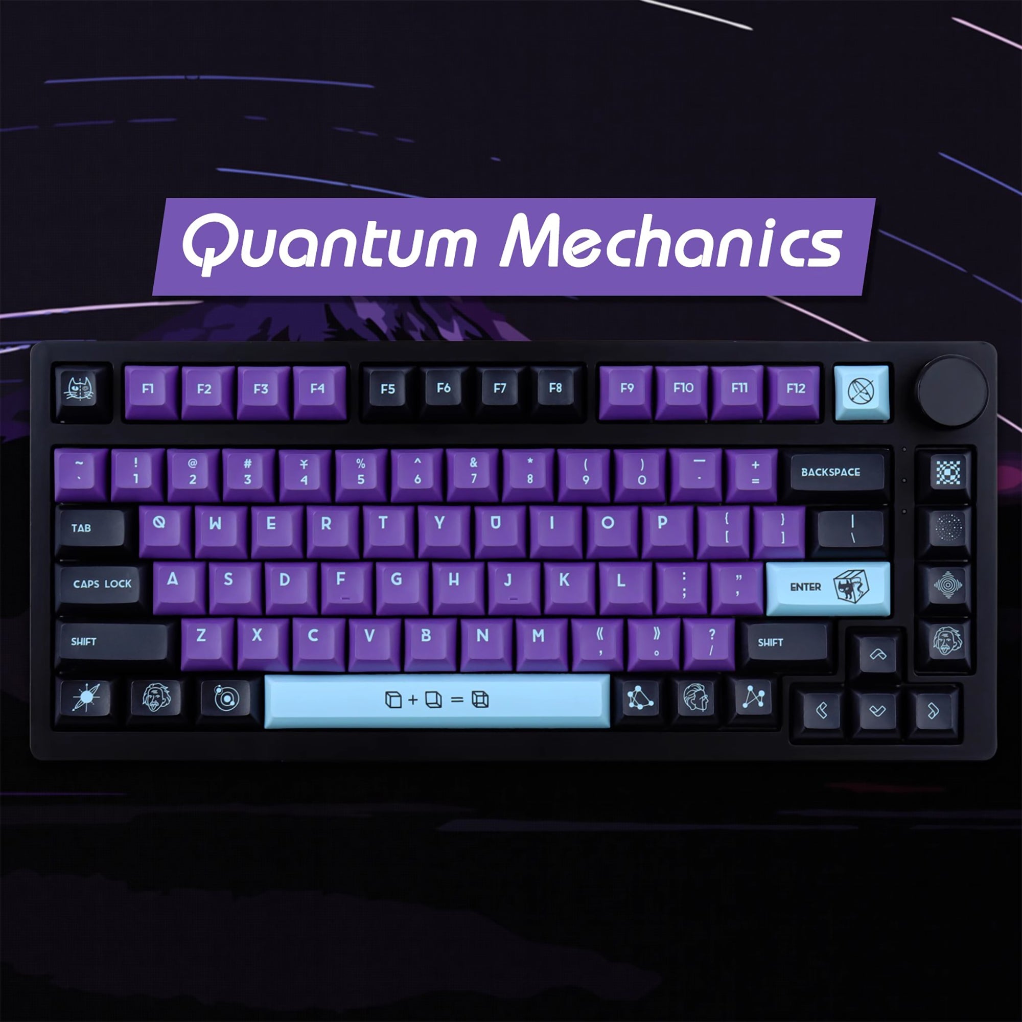 Quantum Mechanics PBT ANSI&ISO Keycaps KCA Profile – KeyGeak