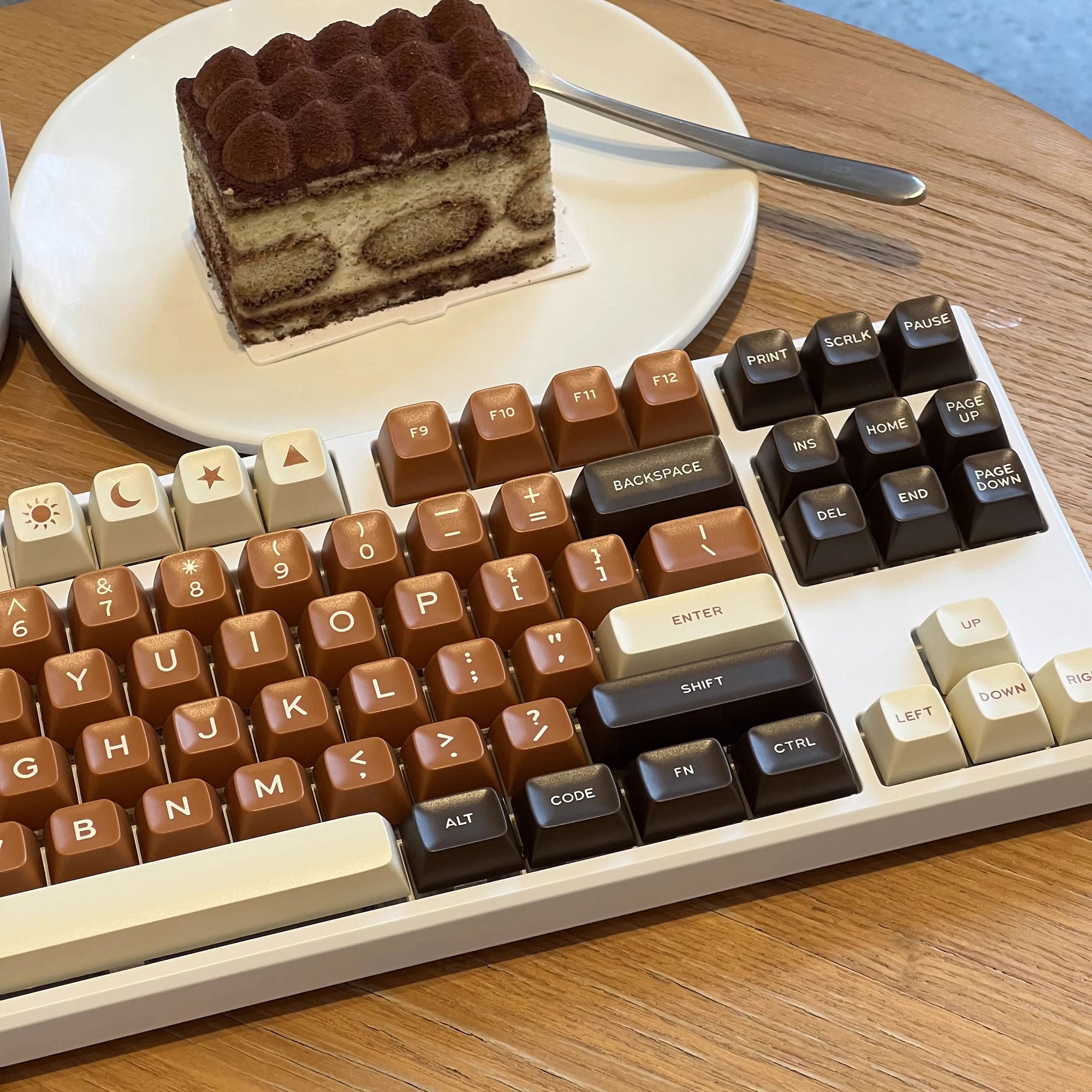 Rich Coffee SA Keycaps ABS Double Shot Technology – KeyGeak