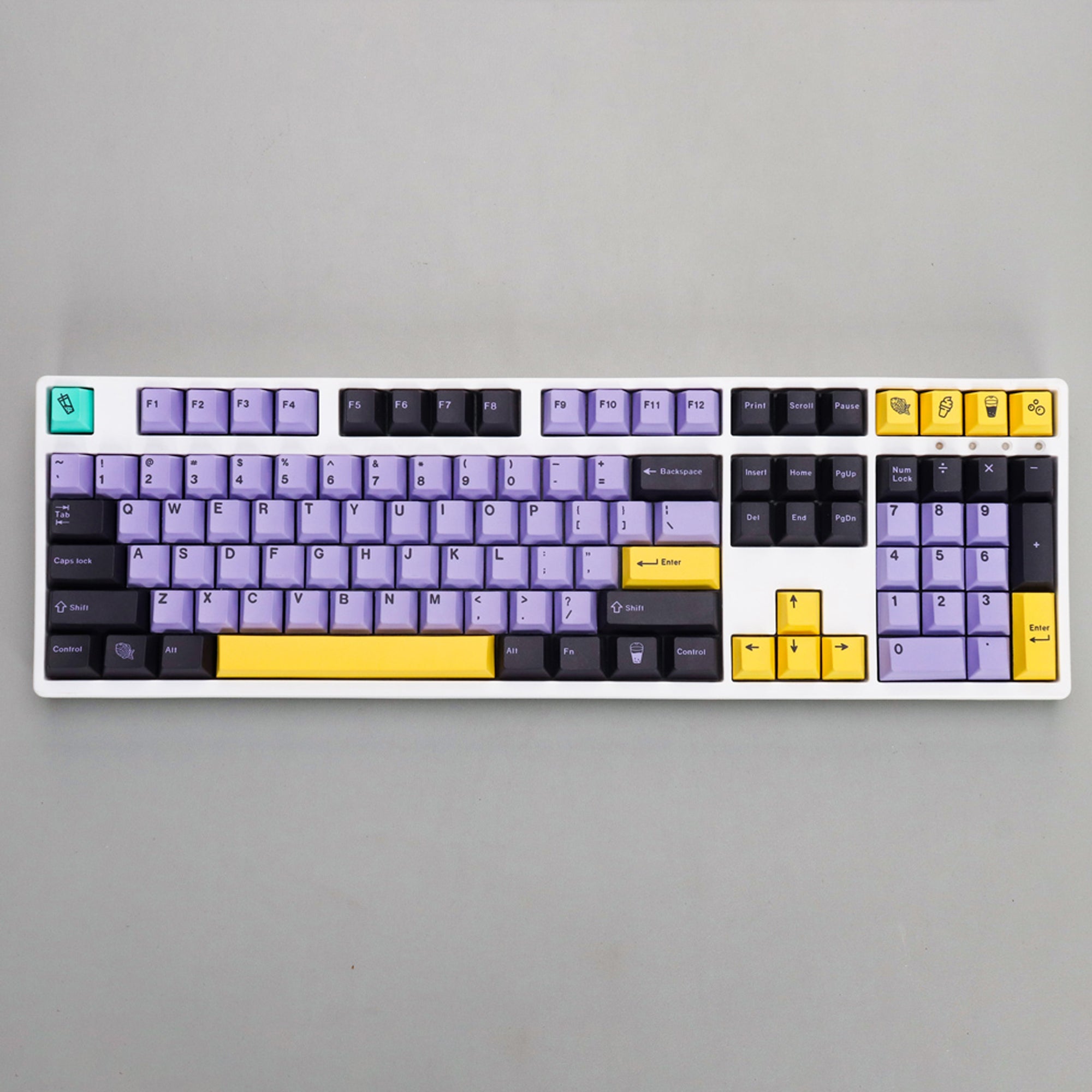 Taro Keycap Set Cherry Profile ABS ANSI & ISO – KeyGeak
