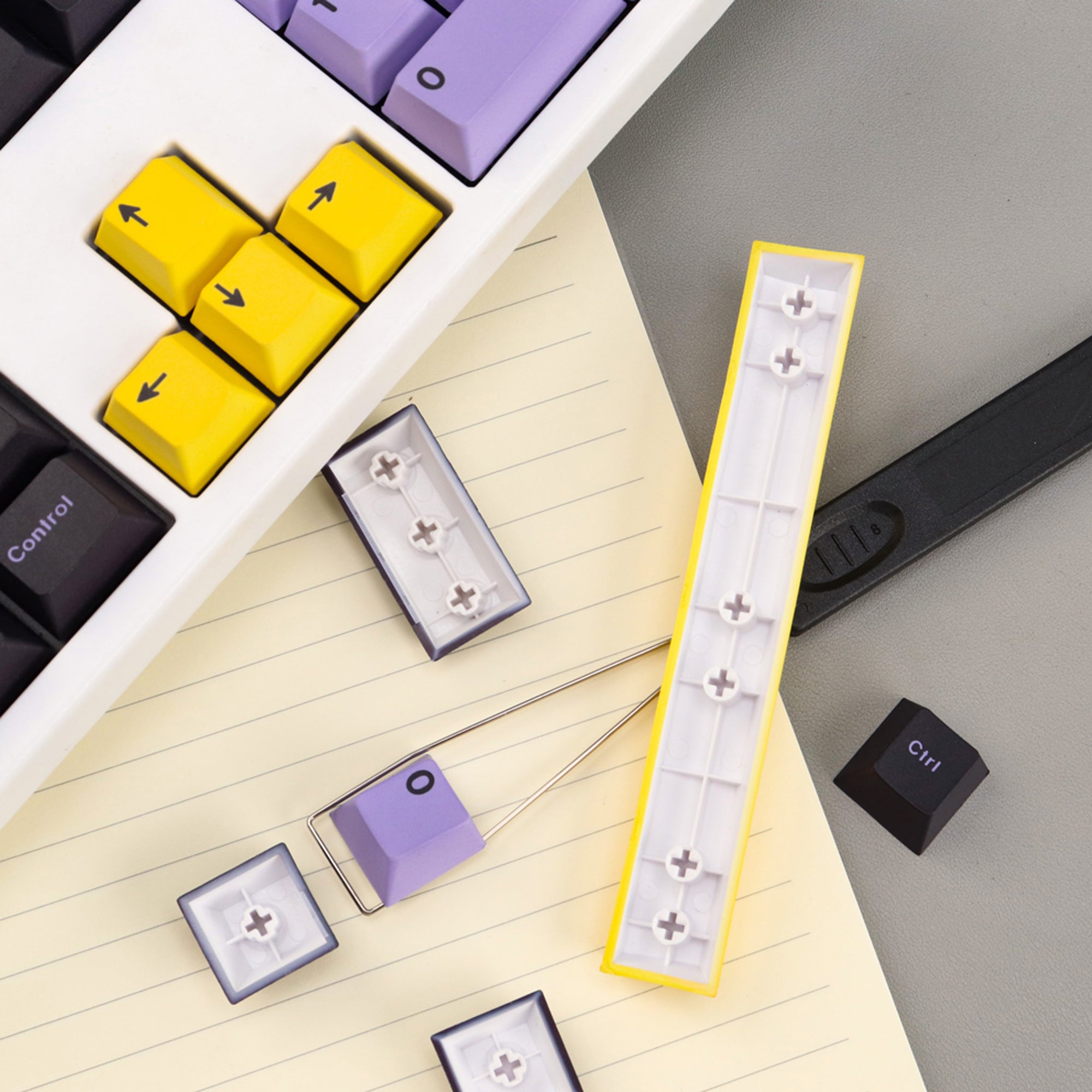 Taro Keycap Set Cherry Profile ABS ANSI & ISO – KeyGeak