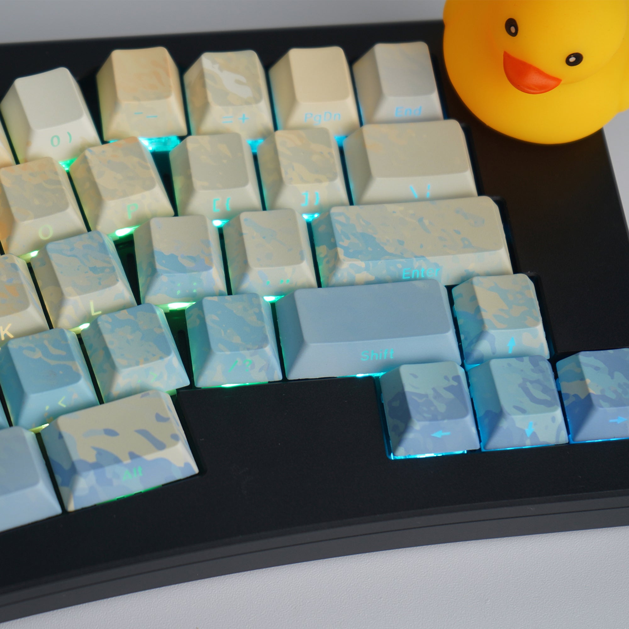 Water Pattern 139 Keys ABS Cherry Profile Side Print Keycaps Set – KeyGeak