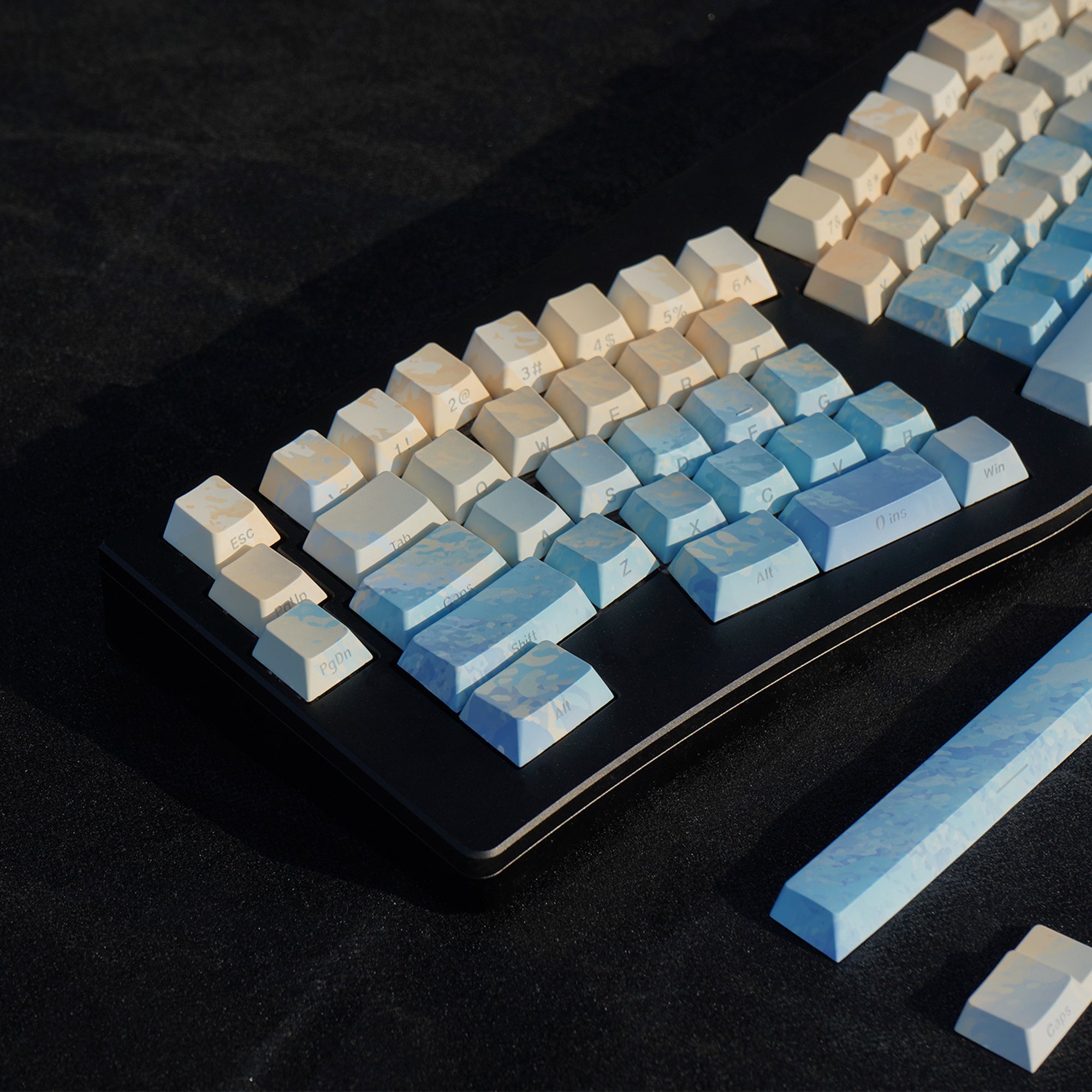 Water Pattern 139 Keys ABS Cherry Profile Side Print Keycaps Set – KeyGeak