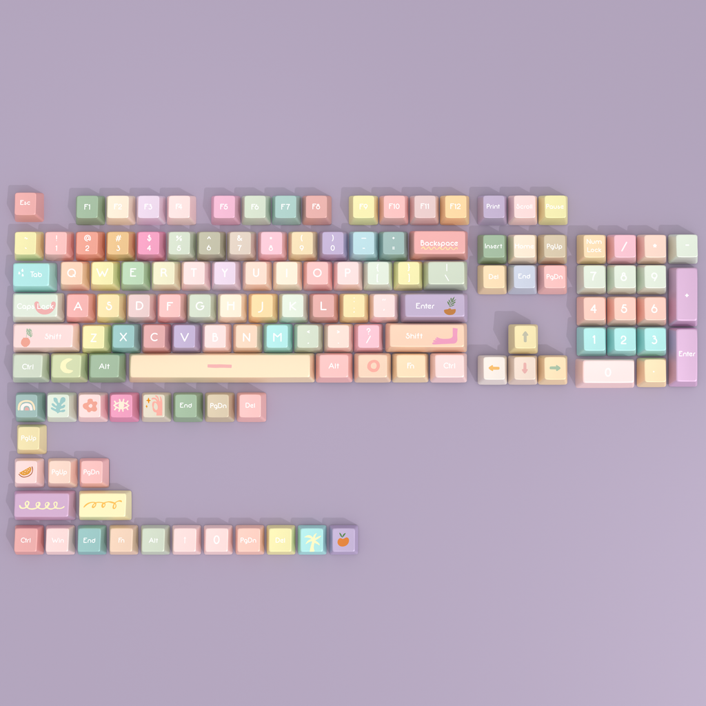 Candy Series PBT Keycap Set - Cherry Profile – KeyGeak