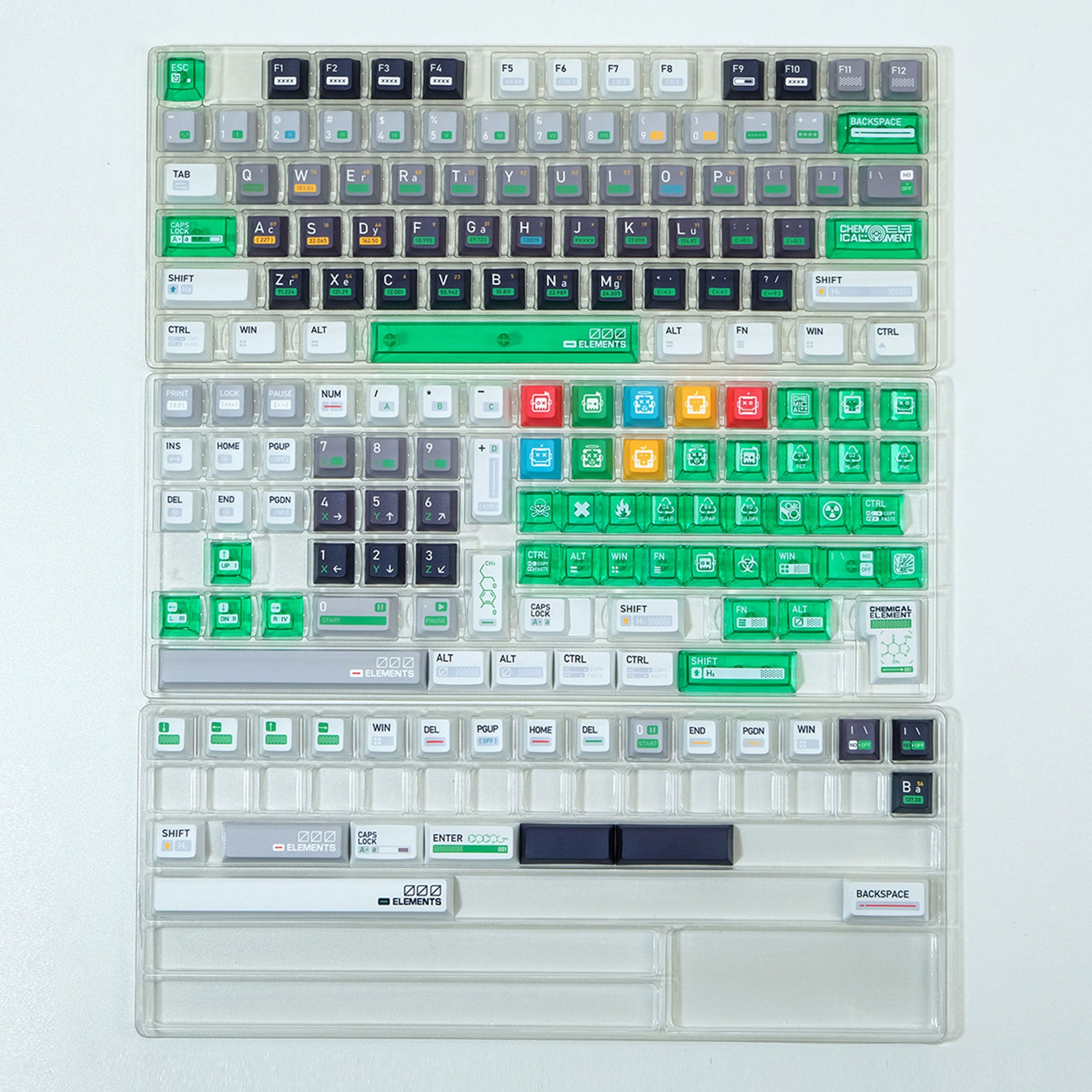 Chemical 003 PBT Cherry Profile Keycaps Set – KeyGeak