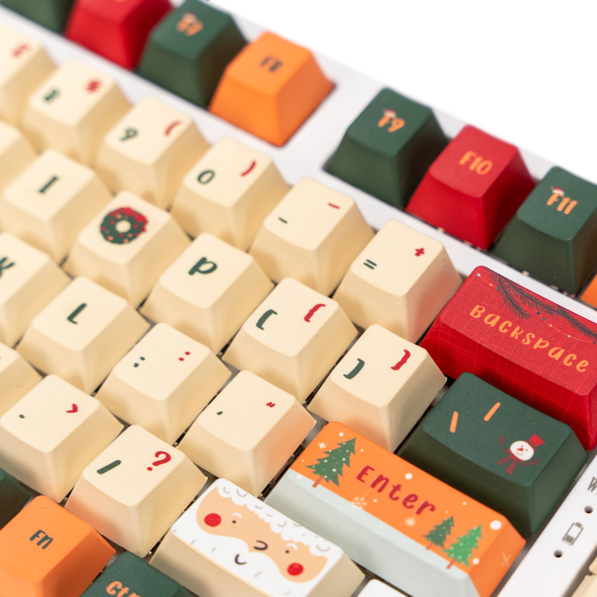 Christmas Themed Cherry Profile PBT Keycaps Set – KeyGeak