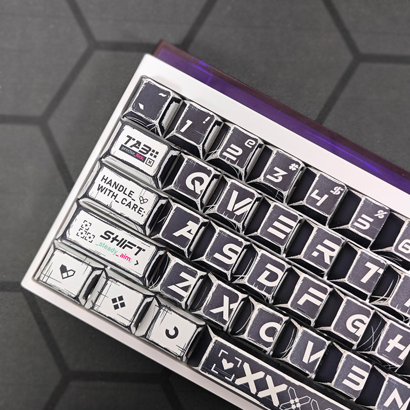 Comic-line Sticker Collection Cherry Profile Keycaps Set – KeyGeak