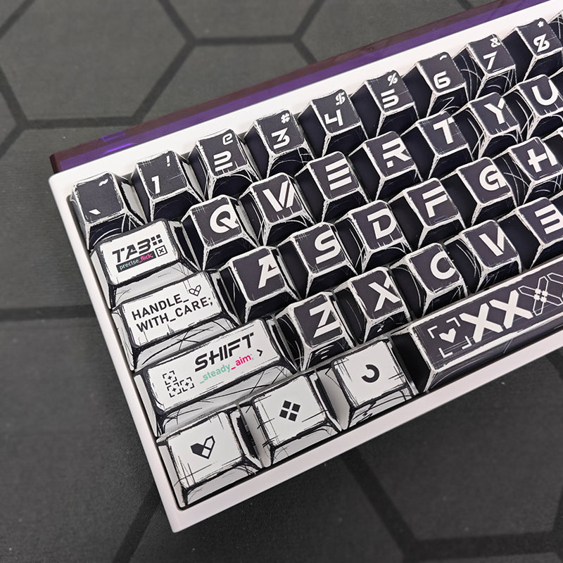 Comic-line Sticker Collection Cherry Profile Keycaps Set – KeyGeak