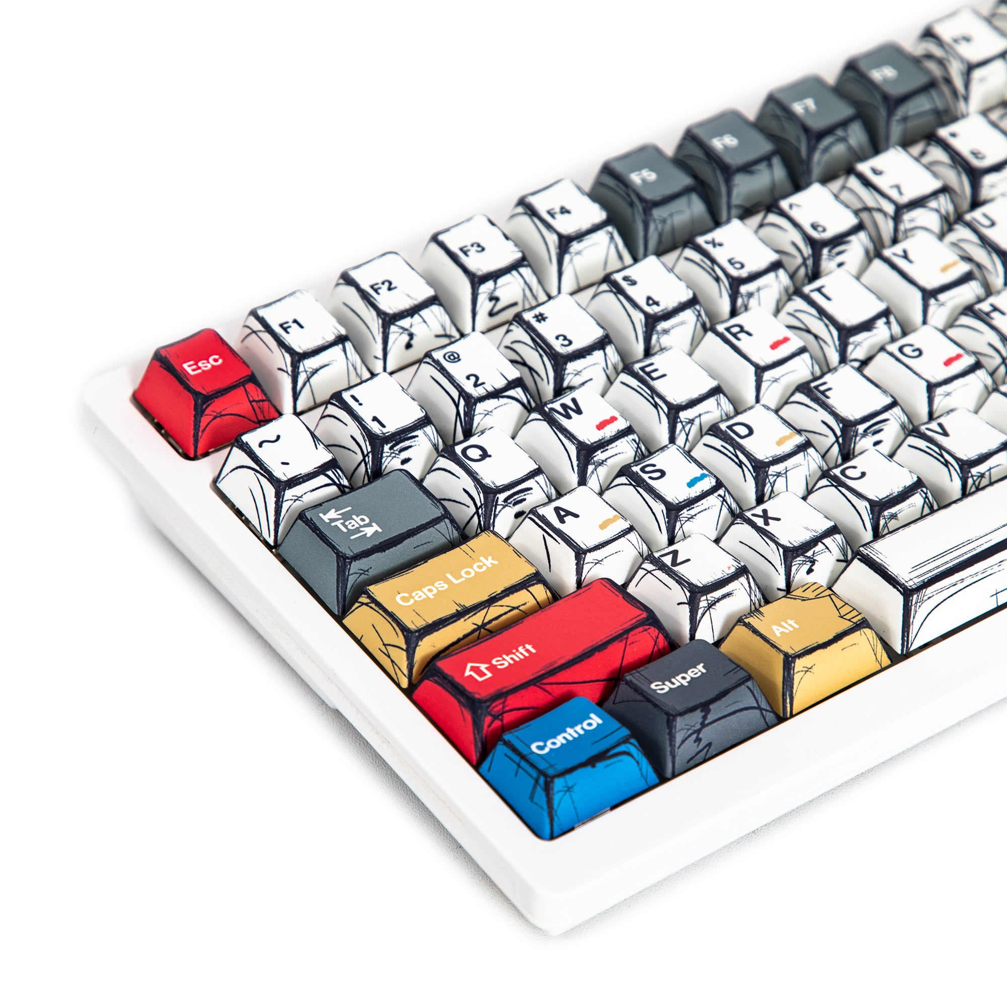 Comic Line Wireless Mechanical 3 Mode 98% Keyboards – KeyGeak