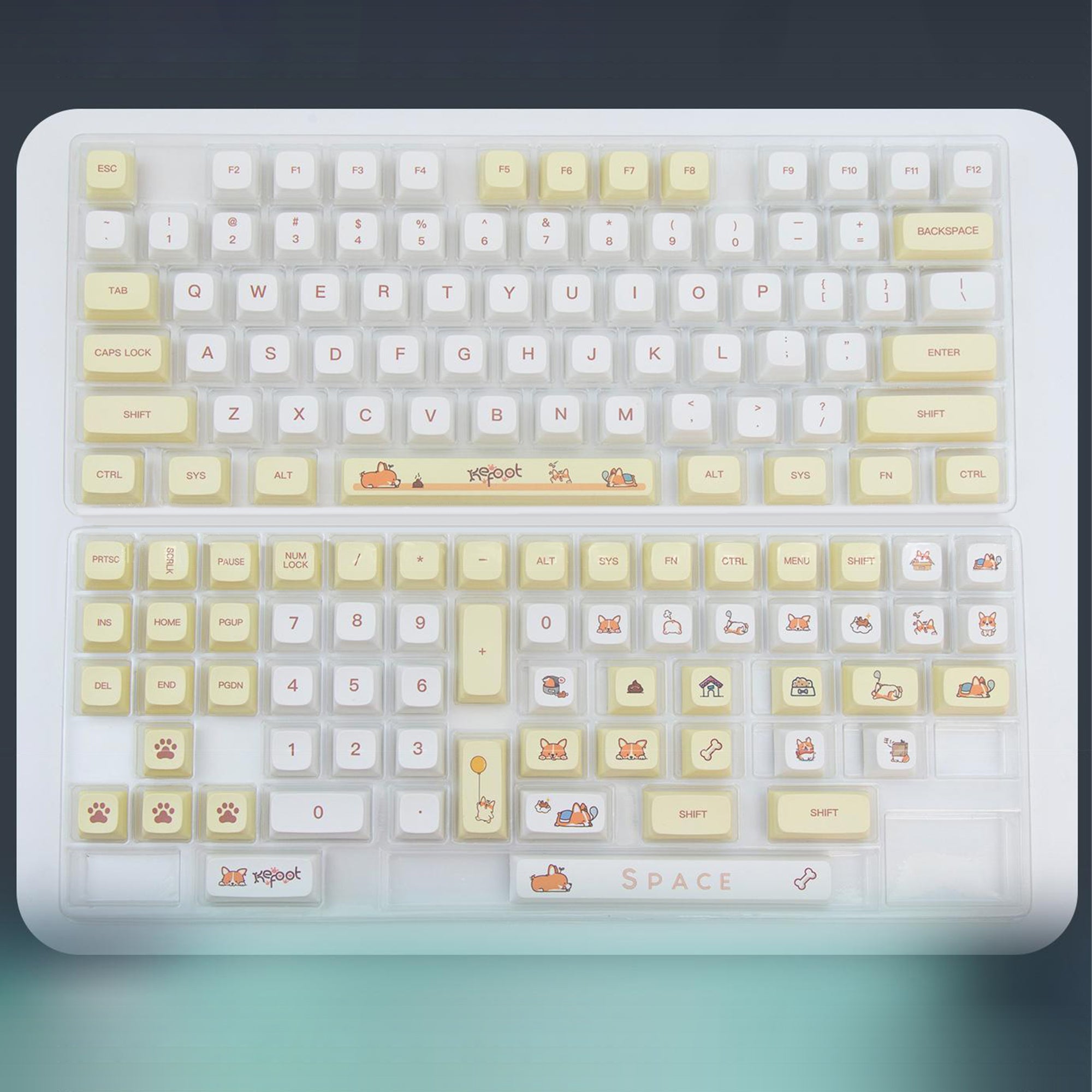 Corgi XDA Mechanical Keyboard Keycaps Set – KeyGeak
