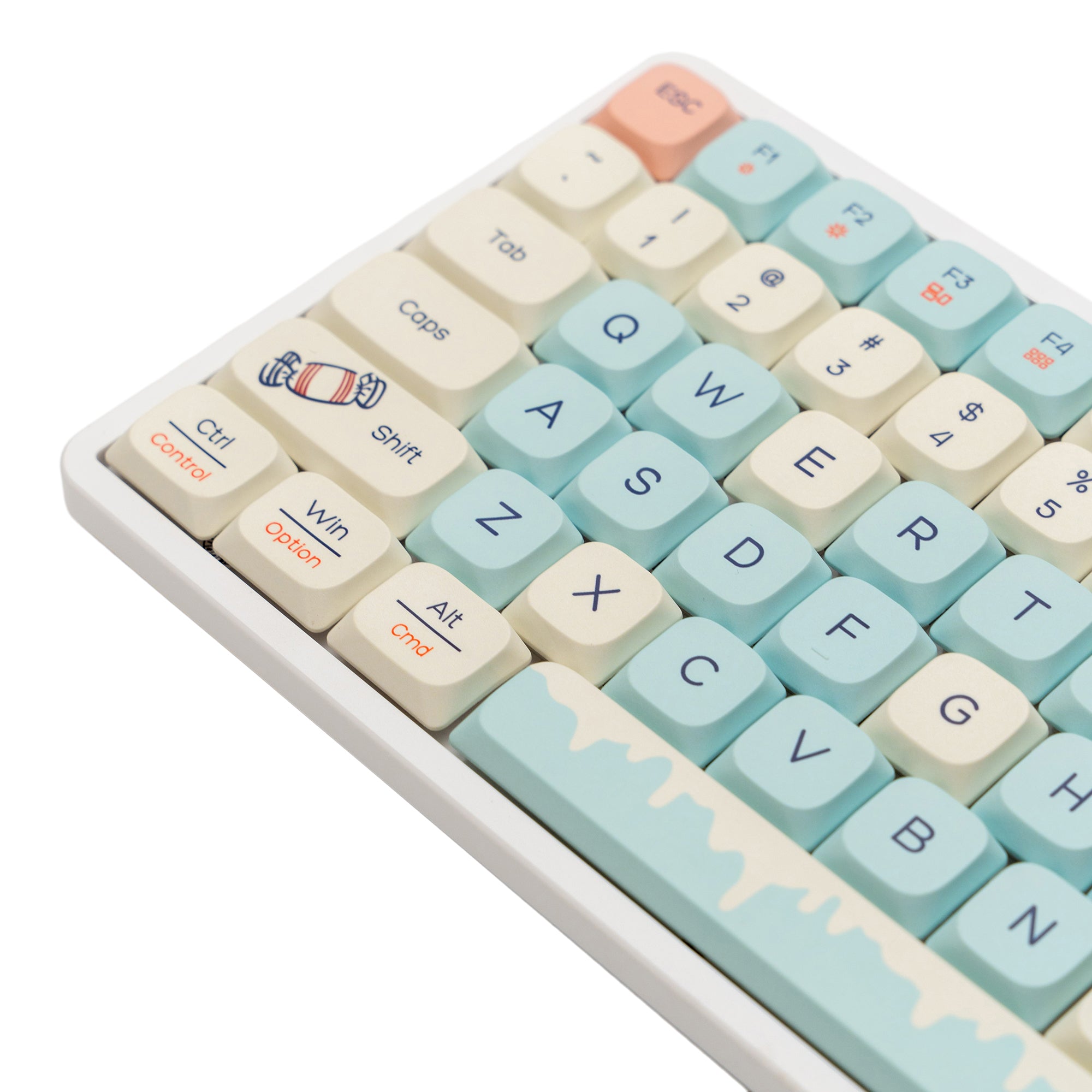 Cozy Noon Tri-mode Low-profile Mechanical Keyboard – KeyGeak