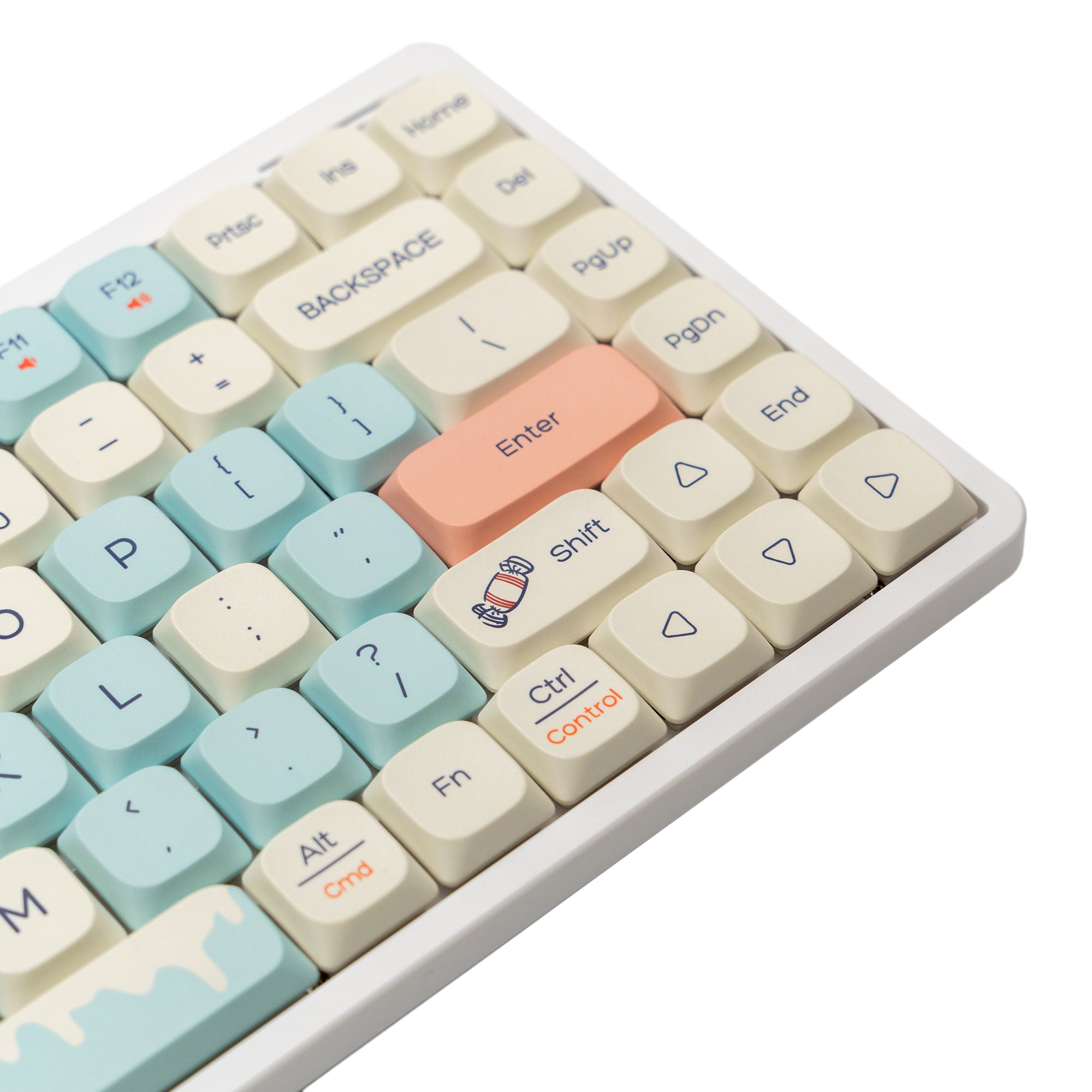 Cozy Noon Tri-mode Low-profile Mechanical Keyboard – KeyGeak