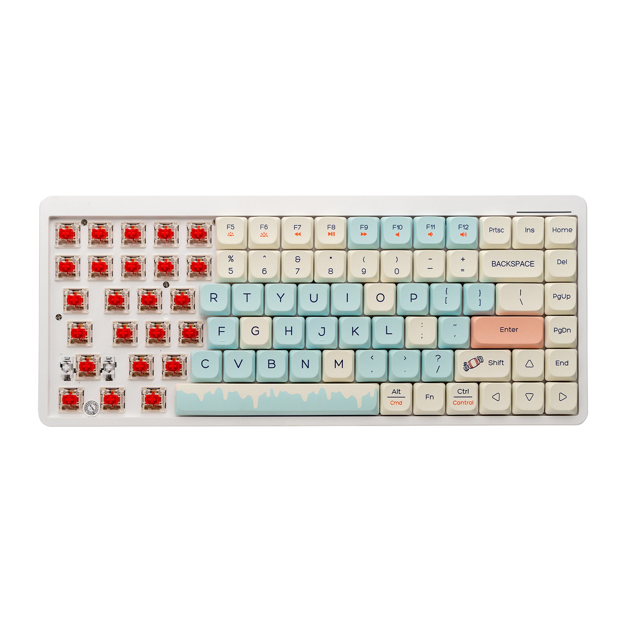 Cozy Noon Tri-mode Low-profile Mechanical Keyboard – KeyGeak
