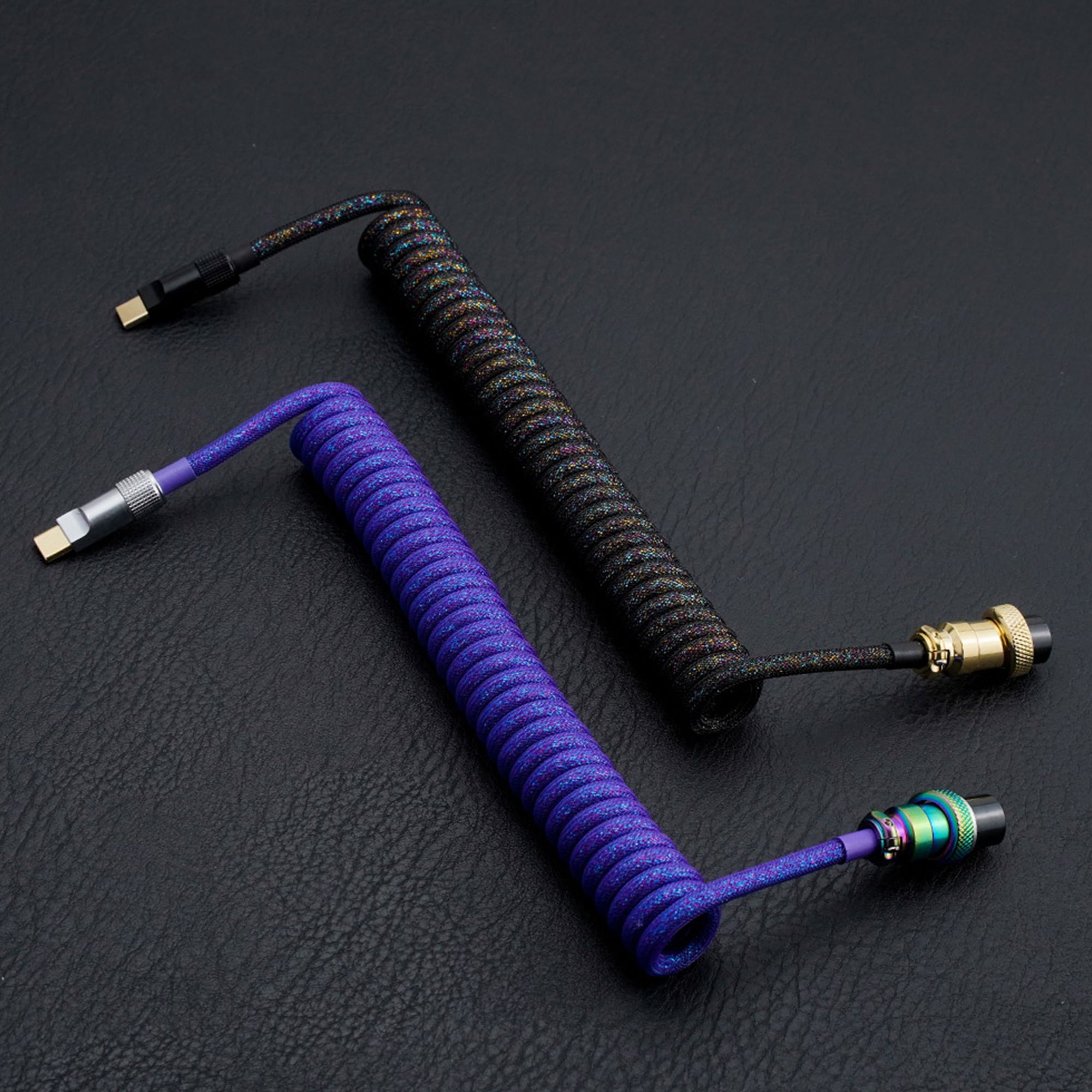 Cyberpunk And Black Gold Circus Custom Mechanical Keyboard Cable – KeyGeak