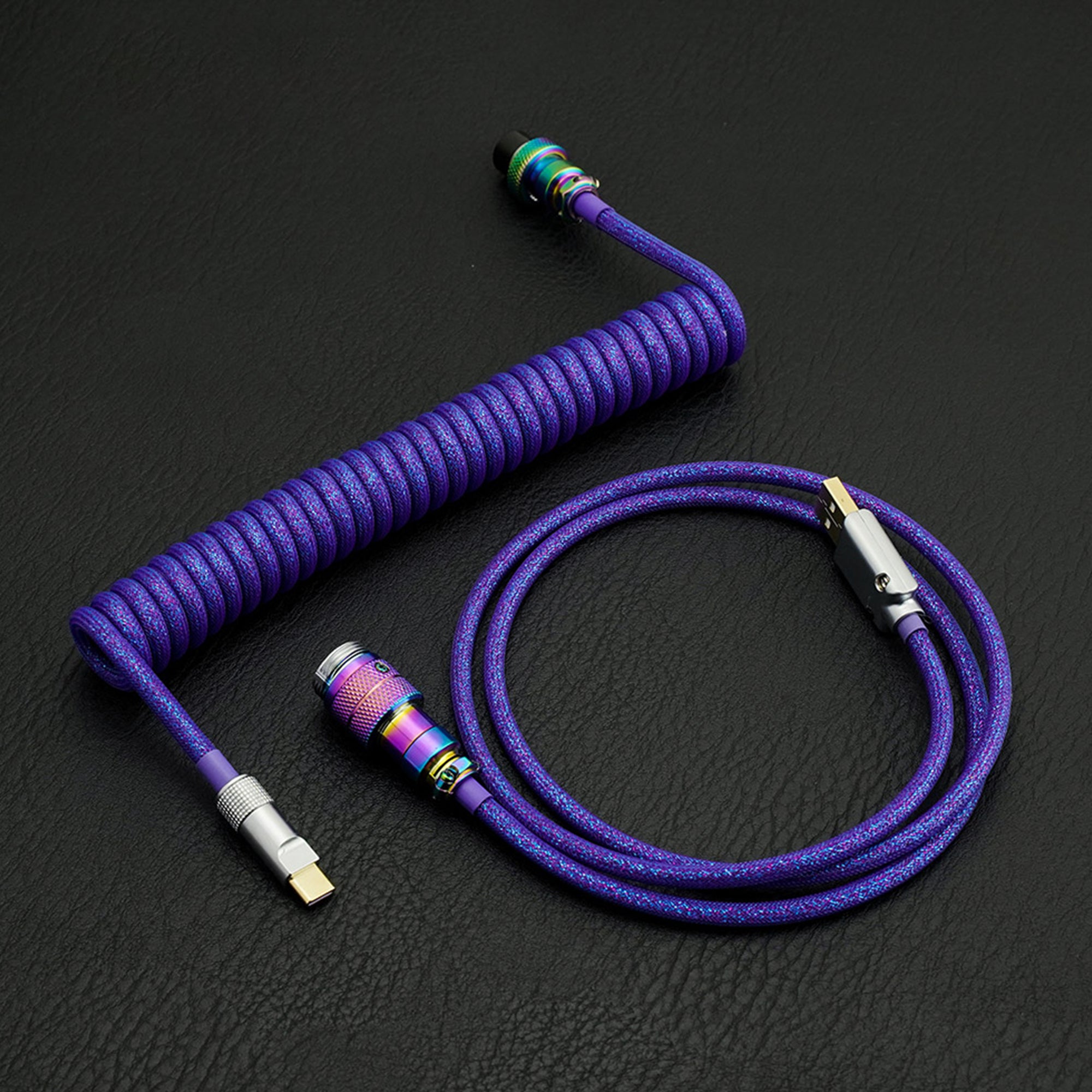 Cyberpunk And Black Gold Circus Custom Mechanical Keyboard Cable – KeyGeak