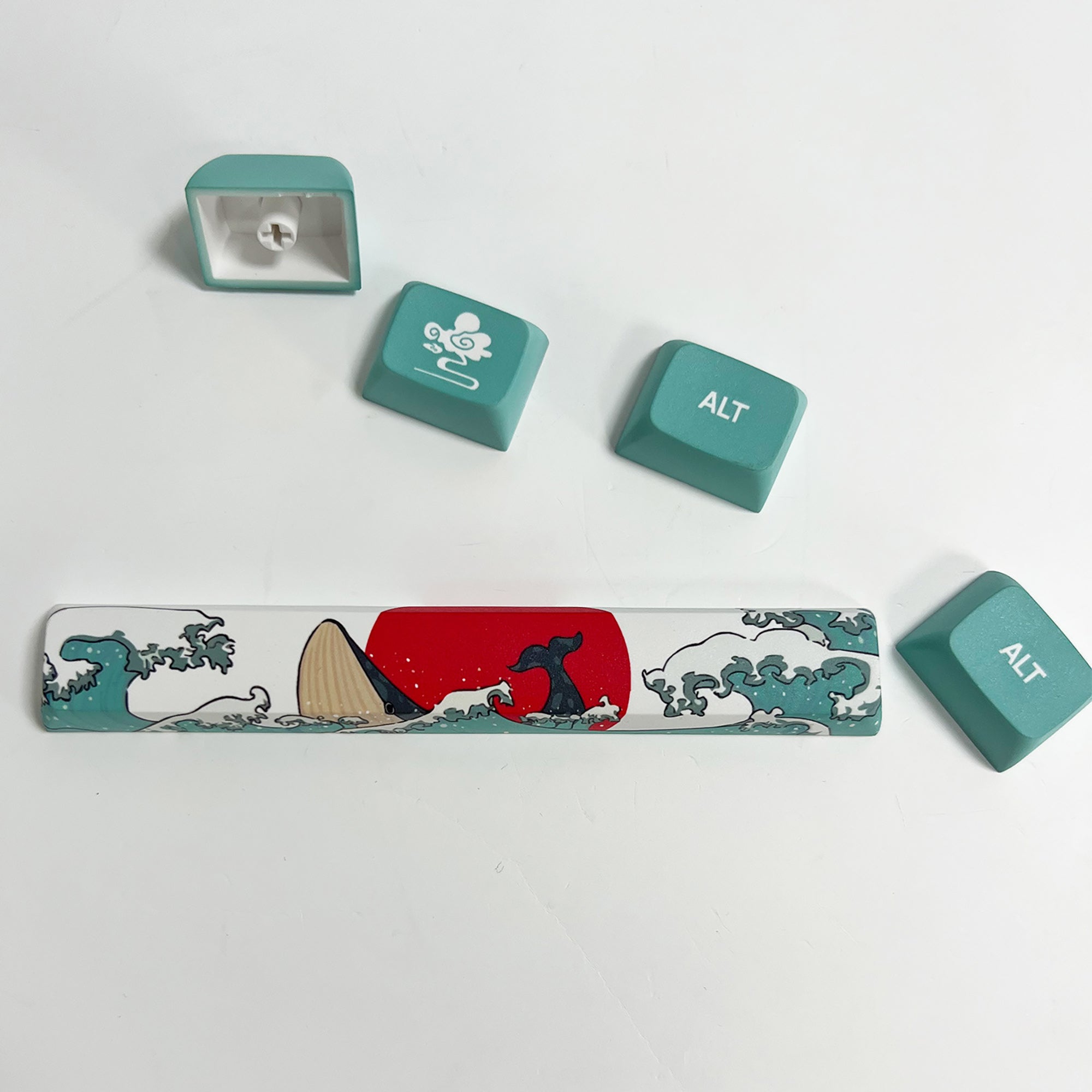 Coral Sea Theme English Arabic PBT Keycap Set – KeyGeak