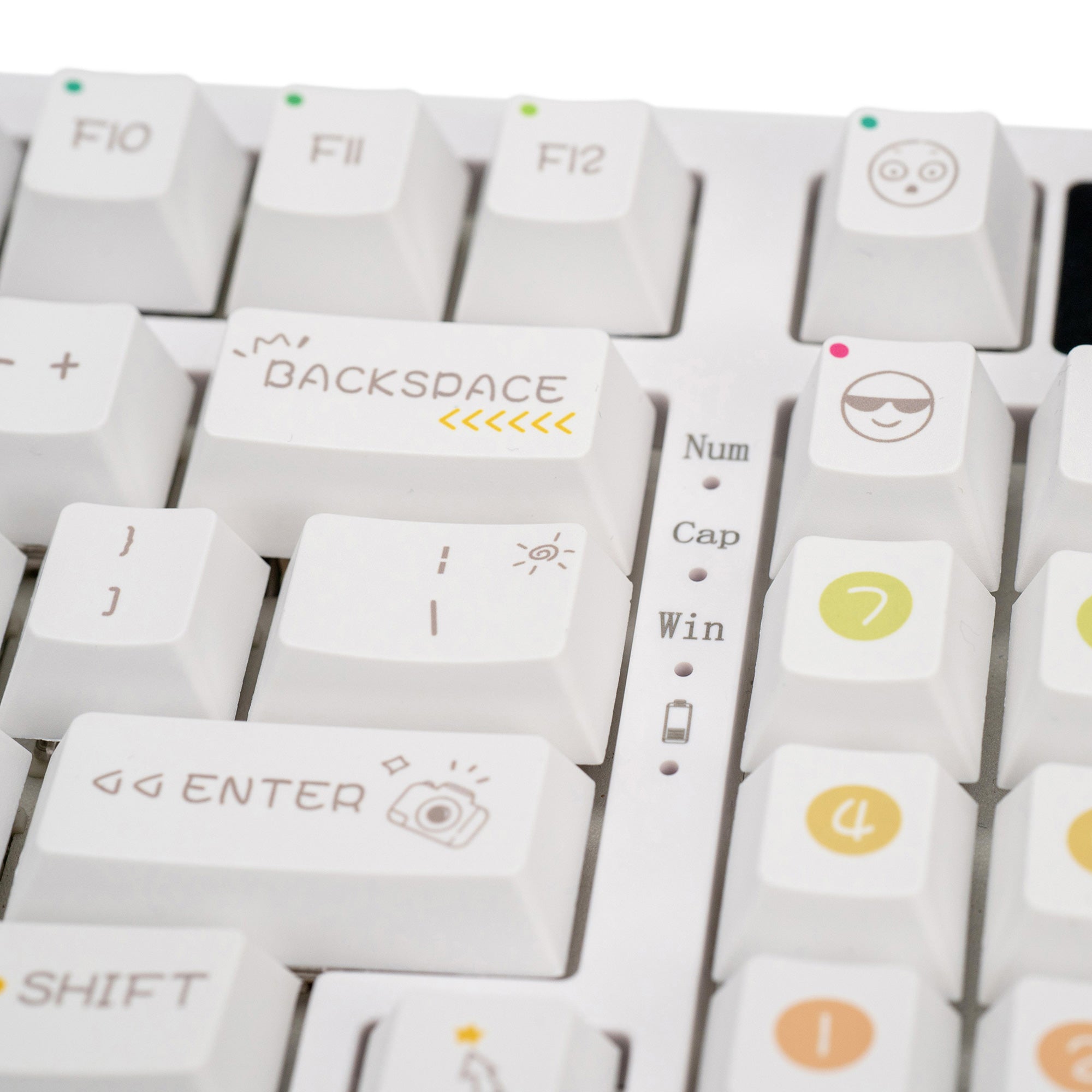 [Doodle Series]Hot-Swap RGB Tri-mode Mechanical Keyboard (Whole Keyboa ...