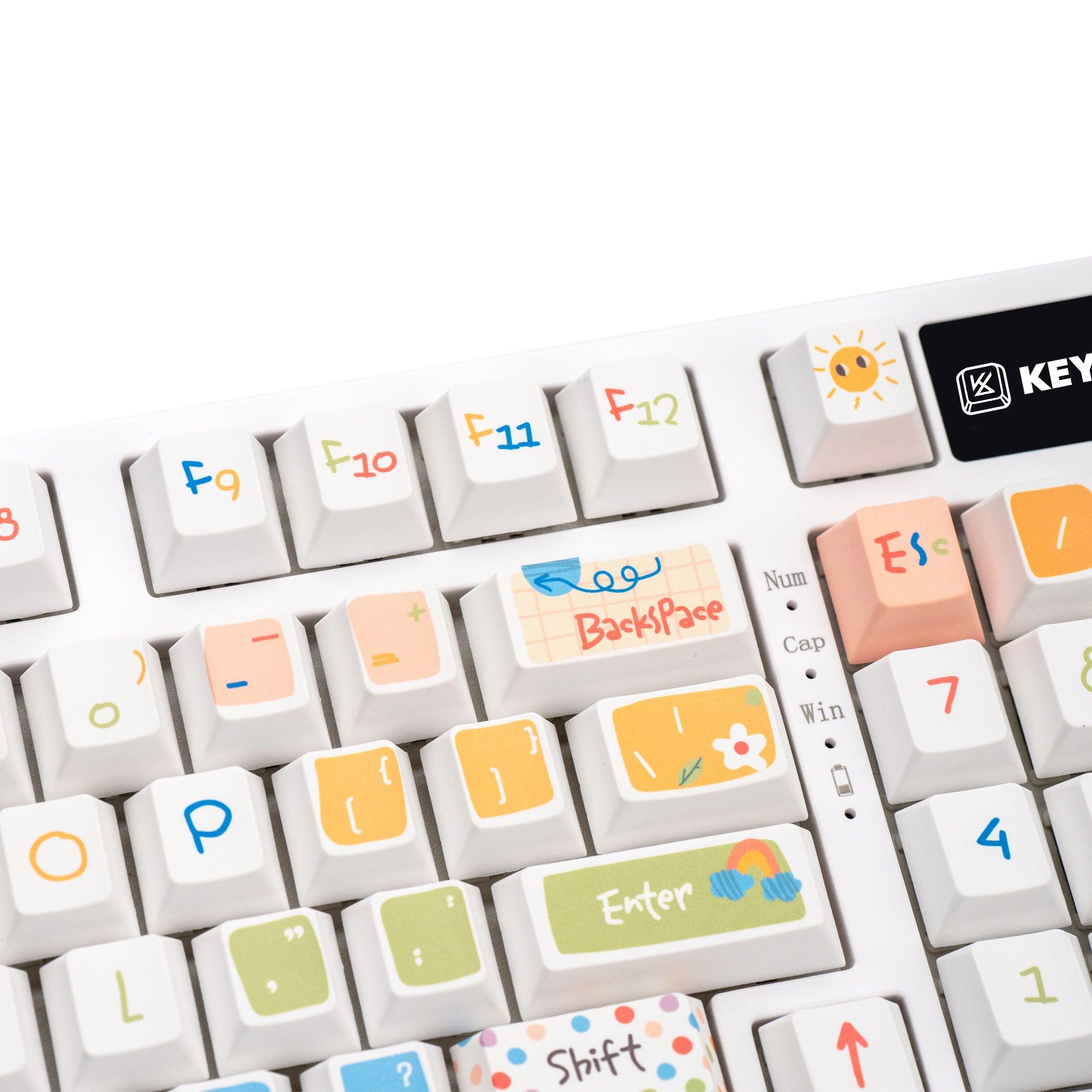 [Doodle Series]Hot-Swap RGB Tri-mode Mechanical Keyboard (Whole Keyboa ...