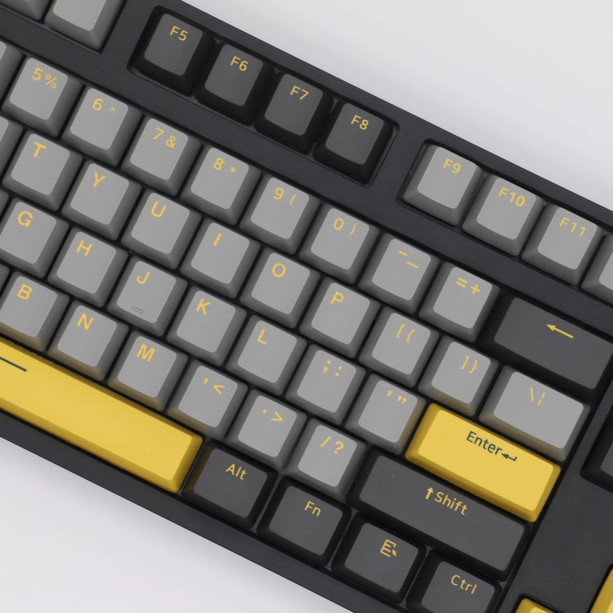 Graphite Gold PBT Keycaps OEM Profile – KeyGeak