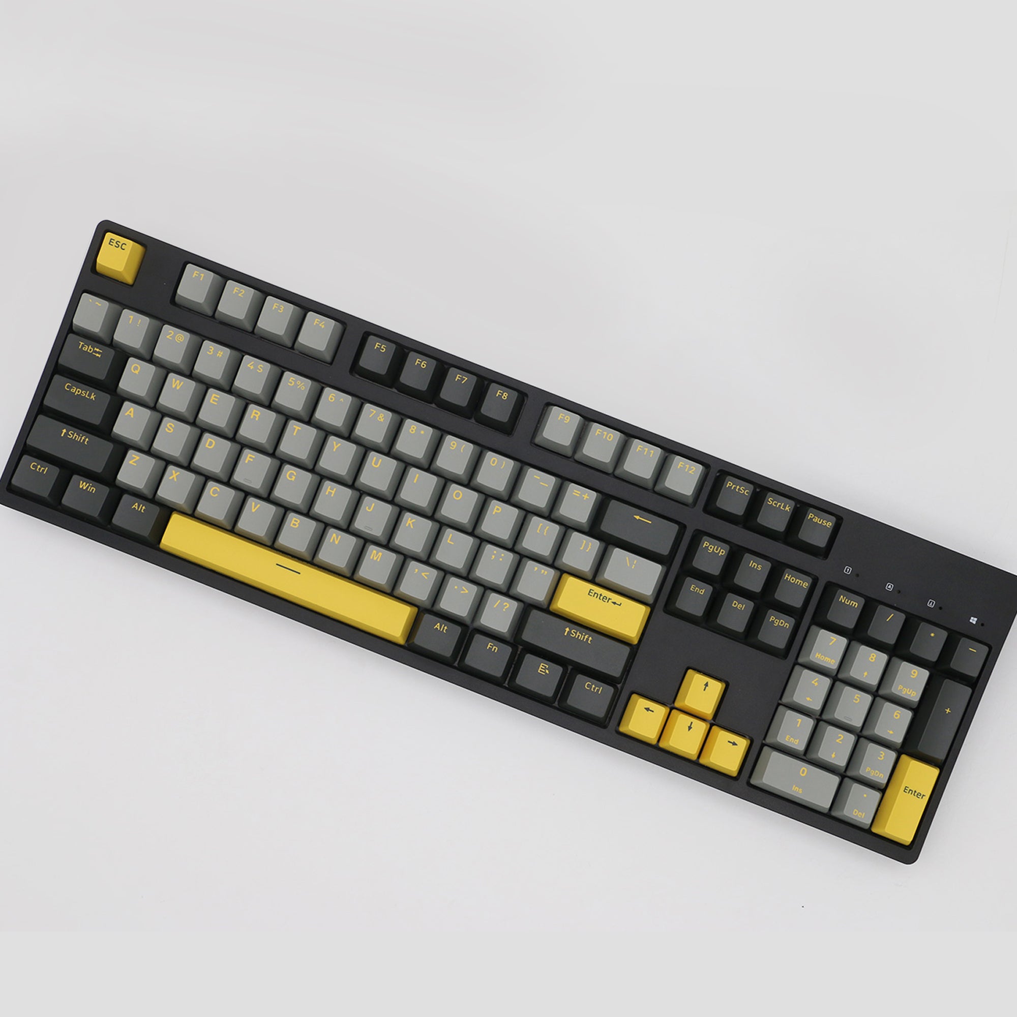 Graphite Gold PBT Keycaps OEM Profile – KeyGeak