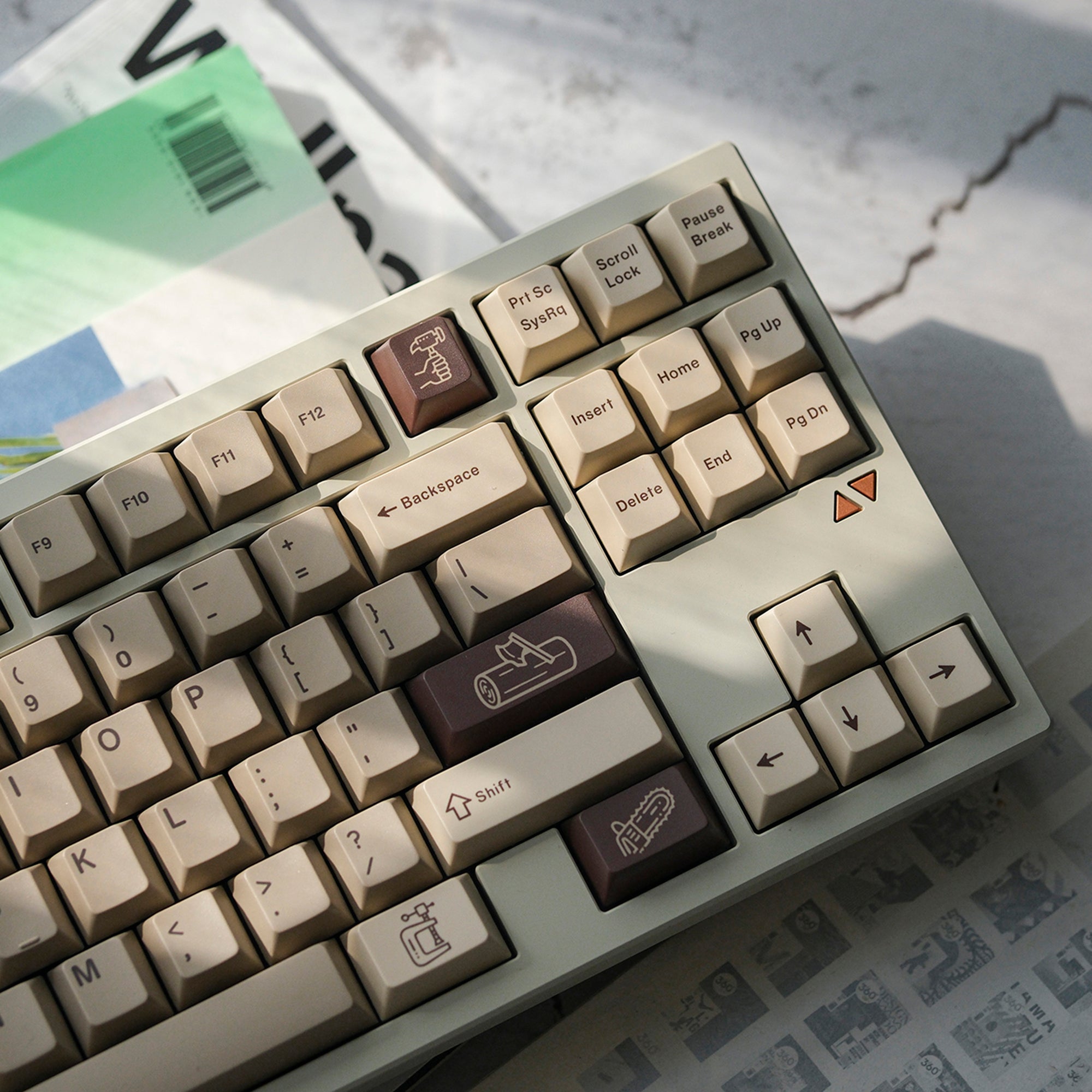 Carpenter Cherry Profile PBT ANSI&ISO Keycaps Set – KeyGeak