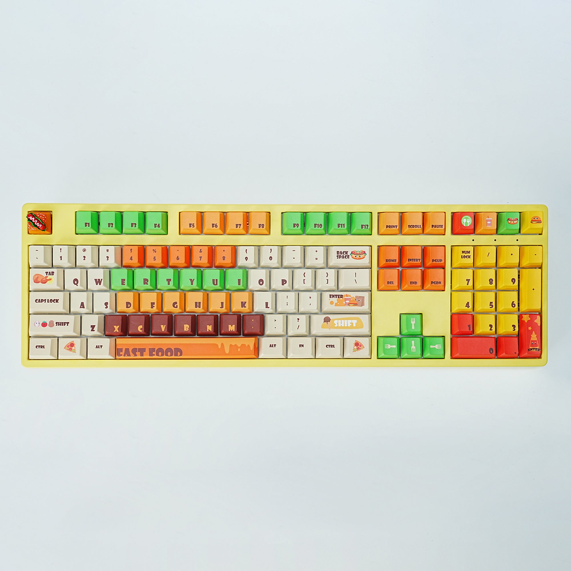 KG·108 Pro [Hamburger] Food Series Hot-Swap RGB Mechanical Keyboard ...