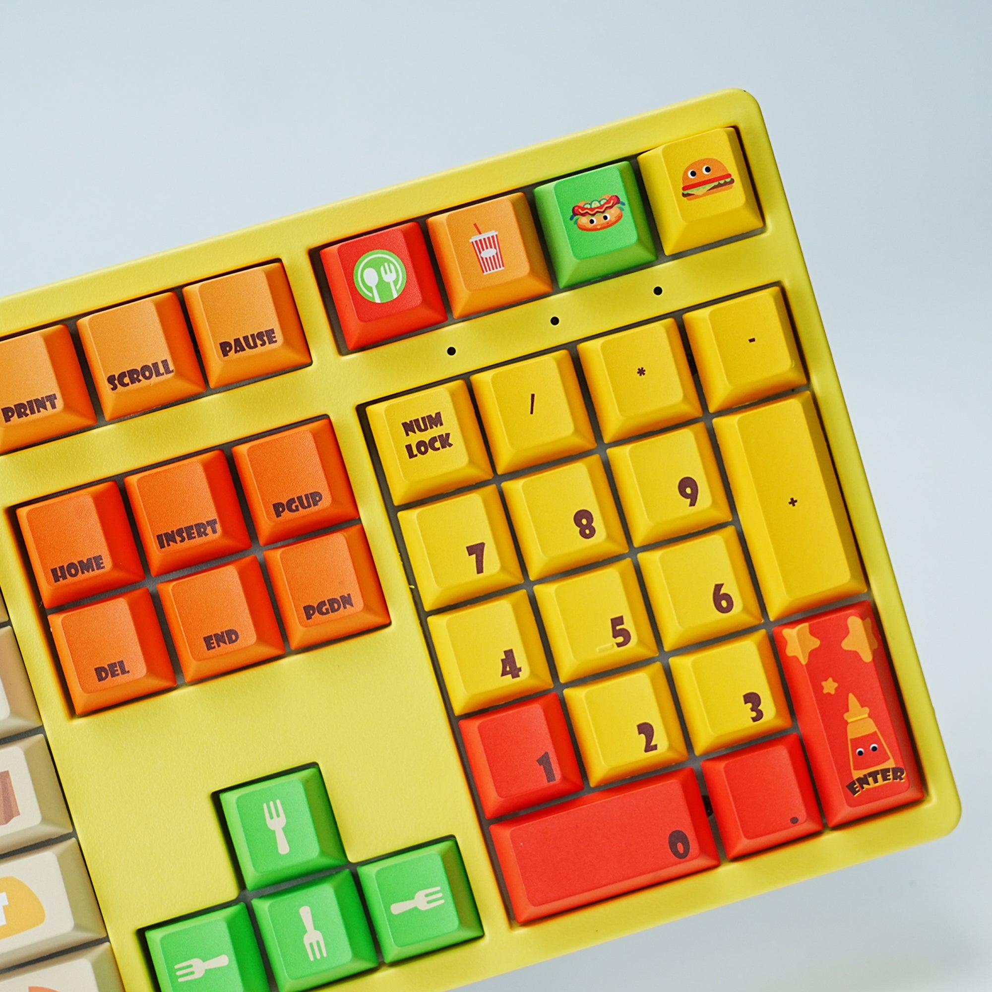 KG·108 Pro [Hamburger] Food Series Hot-Swap RGB Mechanical Keyboard ...