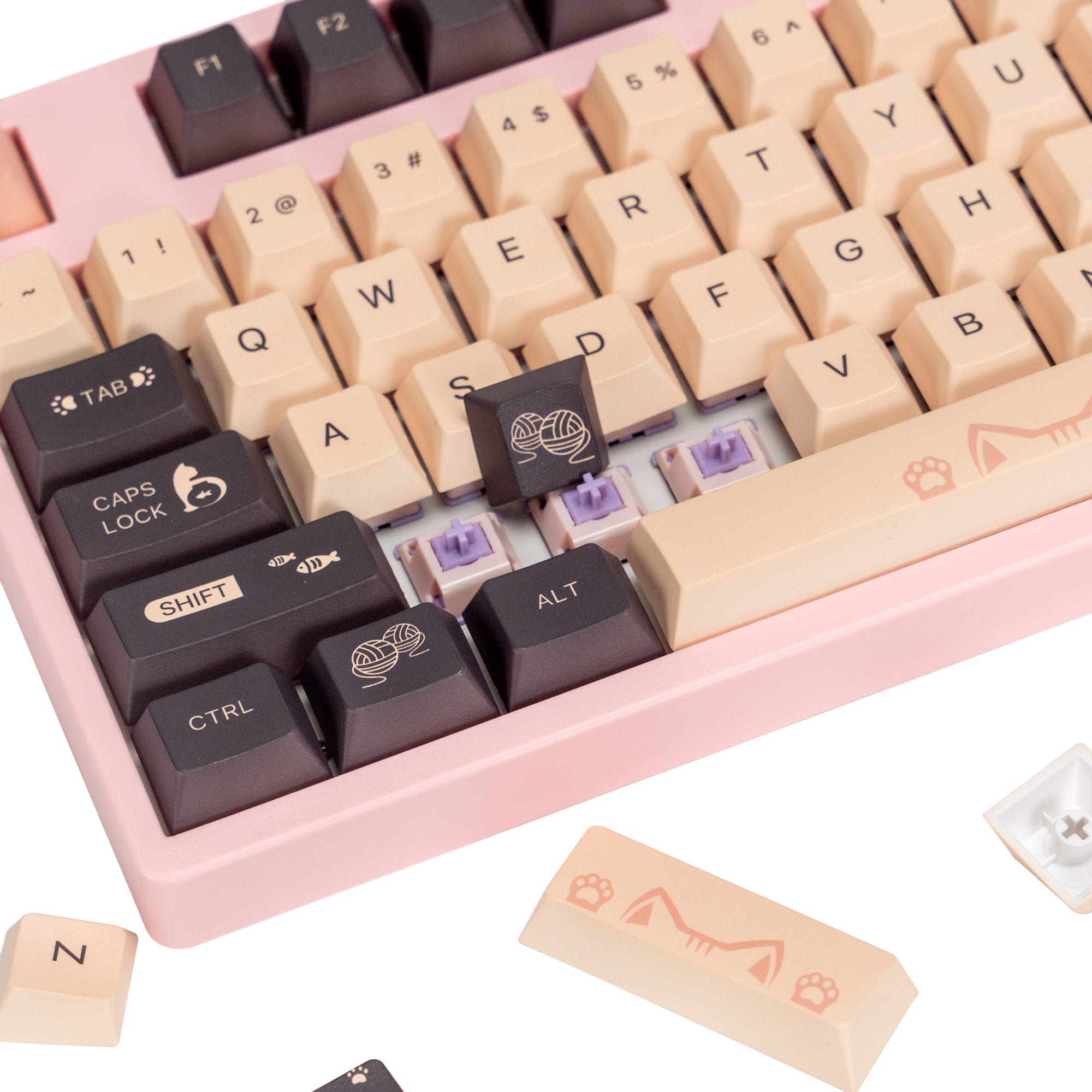 KG·108 Pro [Kitty] Animal Series Hot-Swap RGB Mechanical Keyboard – KeyGeak