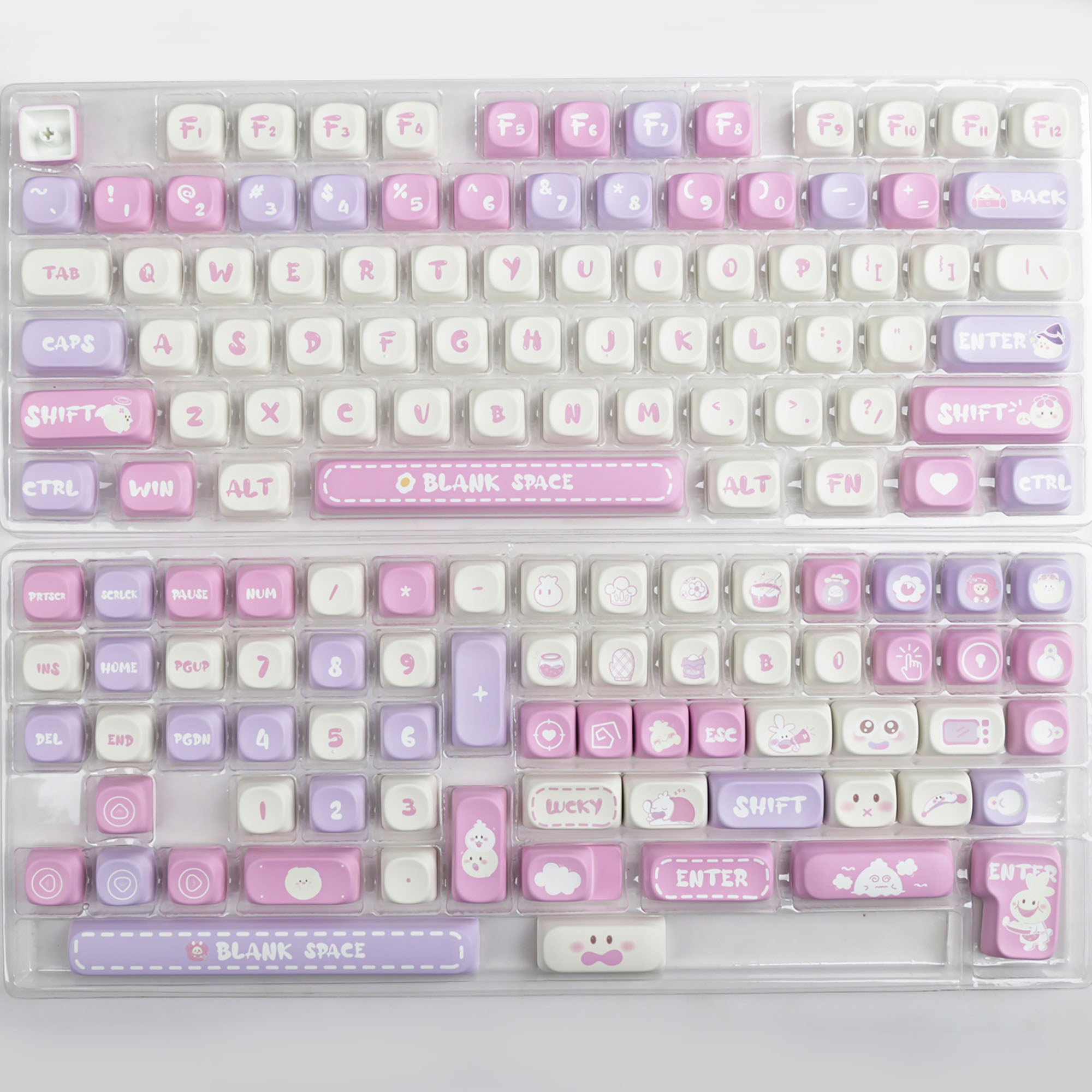 MOA Profile Keycaps Cute Cartoon Keycap Set – KeyGeak