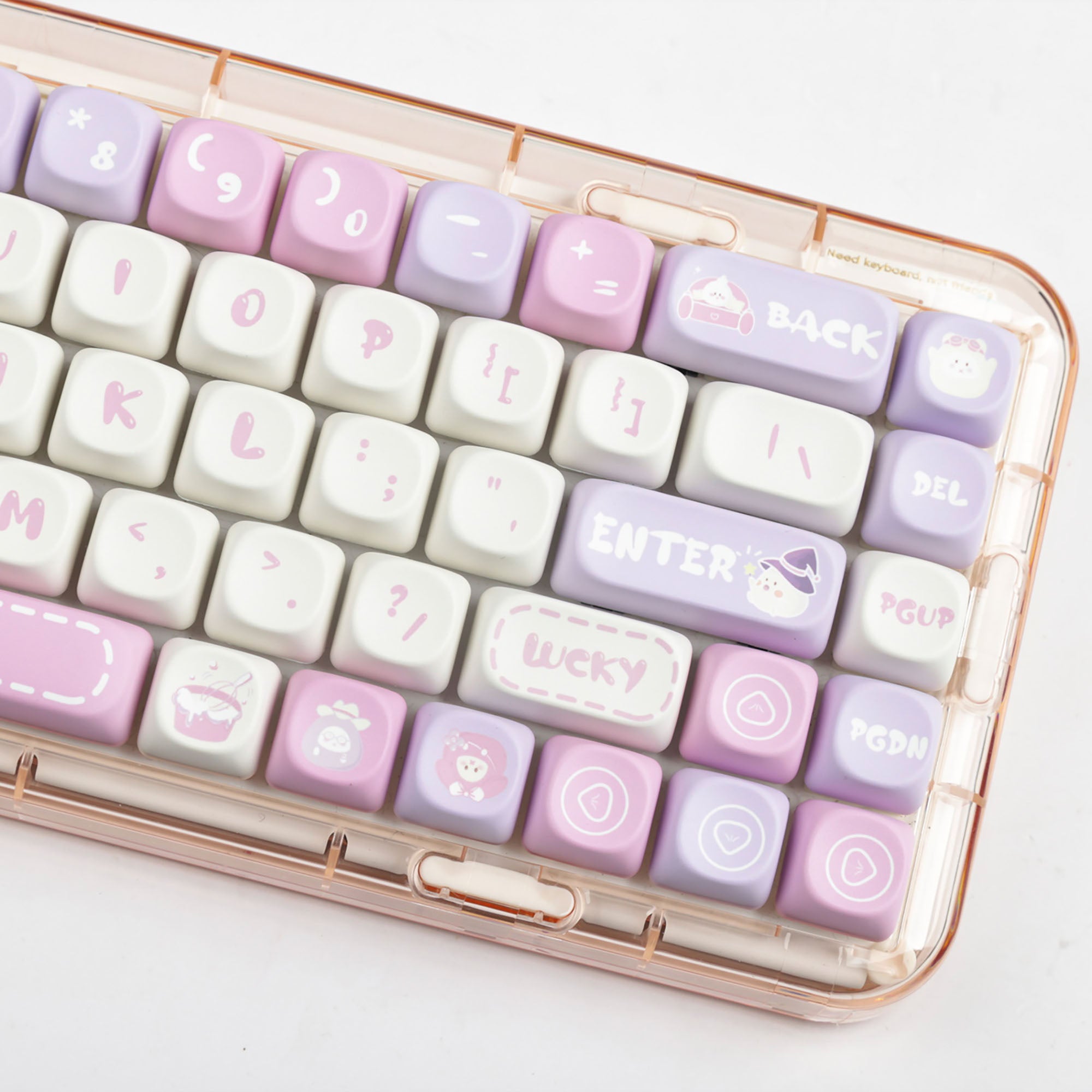 MOA Profile Keycaps Cute Cartoon Keycap Set – KeyGeak