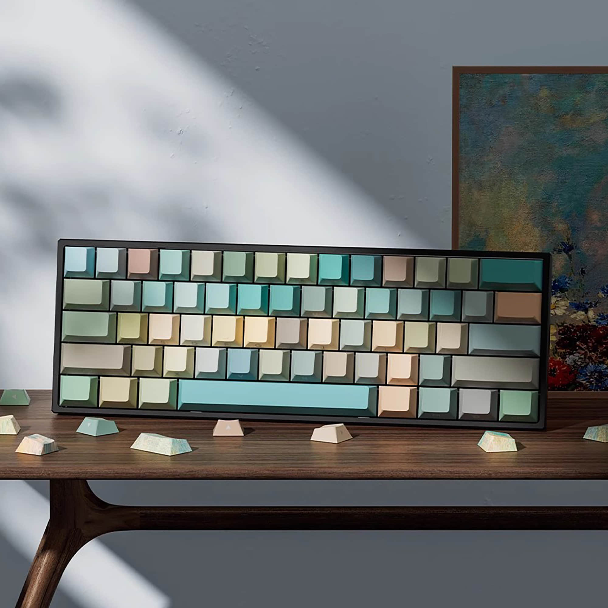 [PAINTING] Doubleshot Backlit PBT Keycaps Cherry Profile – KeyGeak