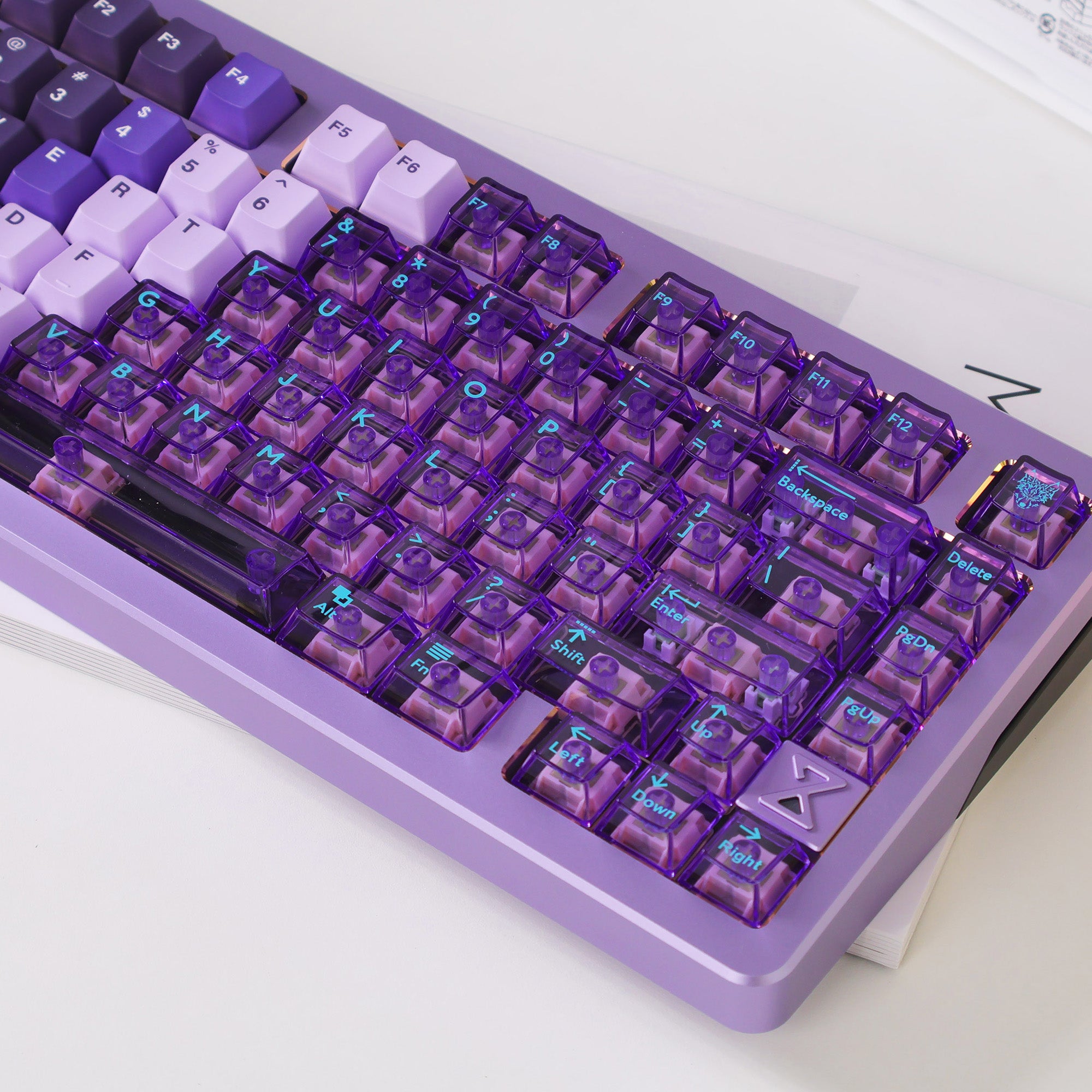 Snow Mountain Gradient Backlit Keycaps Set – KeyGeak