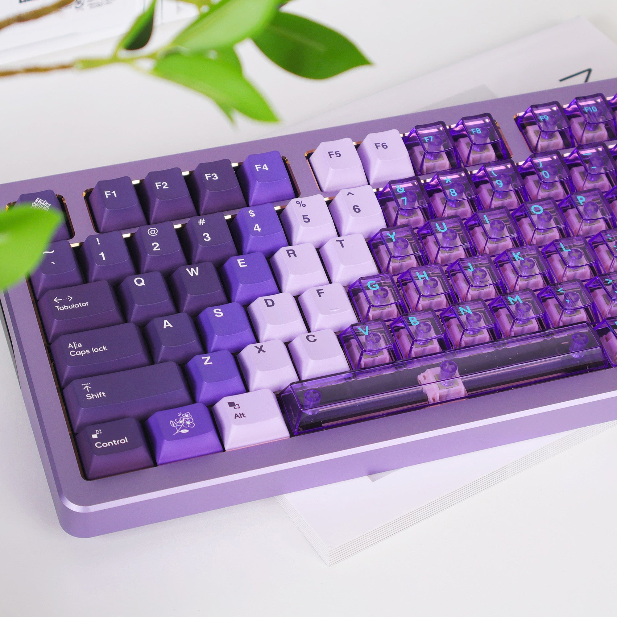 Snow Mountain Gradient Backlit Keycaps Set – KeyGeak