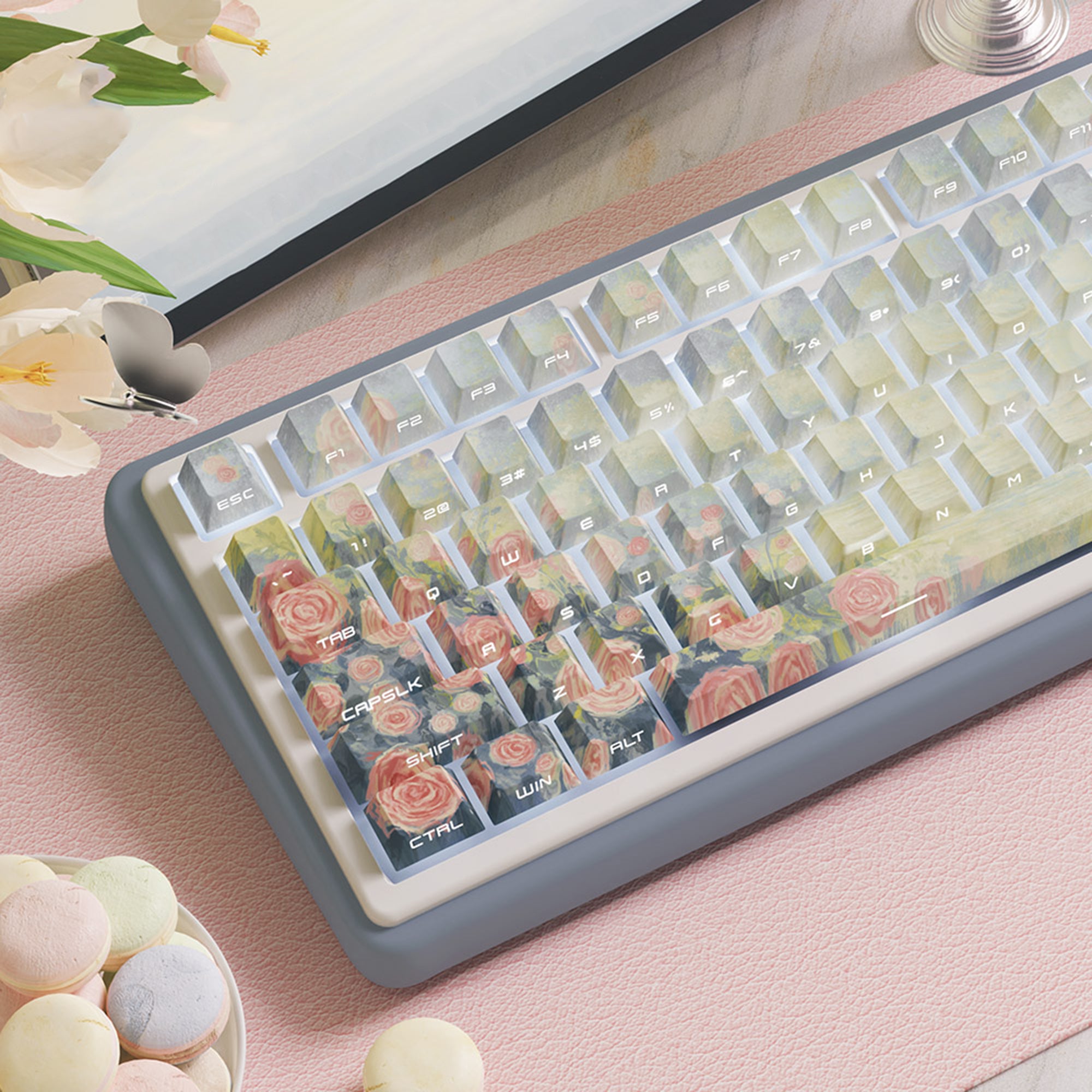 Song of Dusk Cherry Profile Side Legends Keycaps Set – KeyGeak