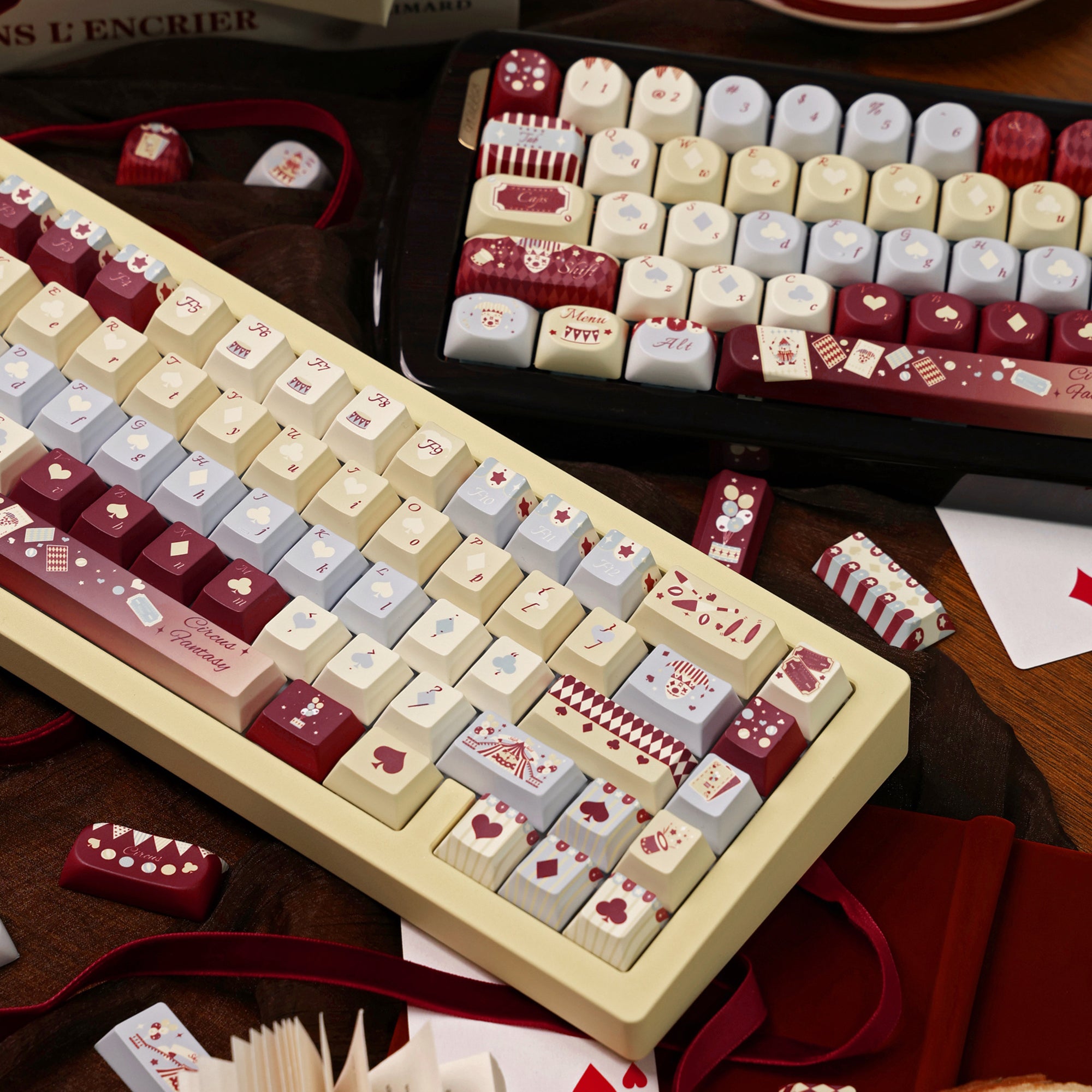 The Night Circus PBT Cherry/MOA Profile Keycaps Set – KeyGeak