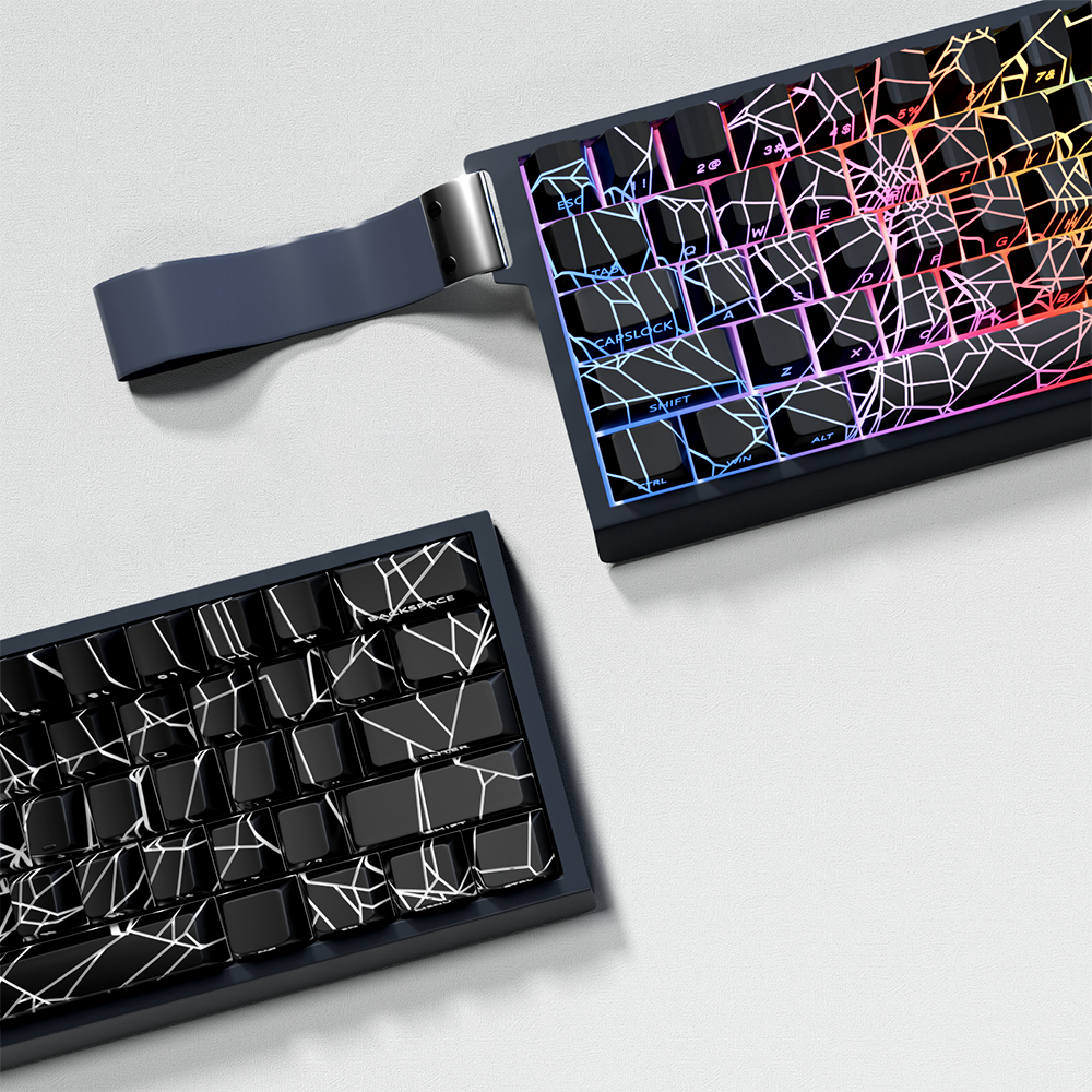 Translucent Spider Web Cherry Profile Side Legends Keycaps Set – KeyGeak
