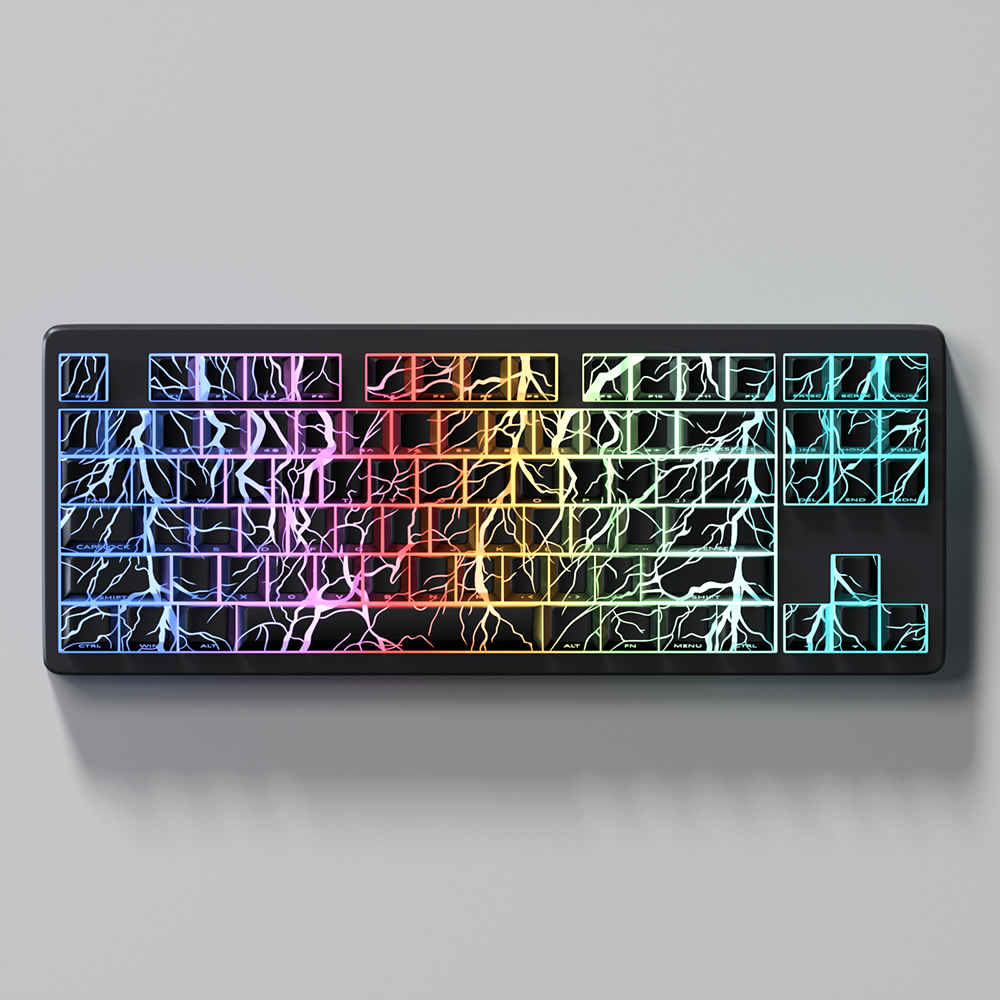 Translucent Thunder Cherry Profile Side Legends Keycaps Set – KeyGeak