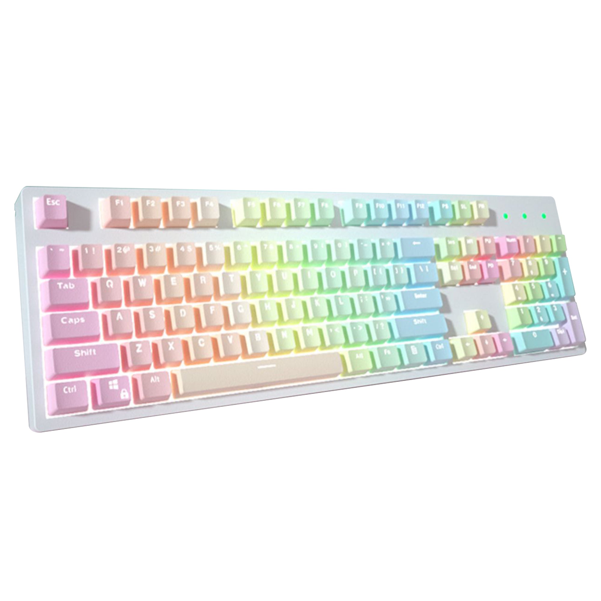 Rainbow Keycaps Set OEM Profile PBT Front/Side Engraved – KeyGeak
