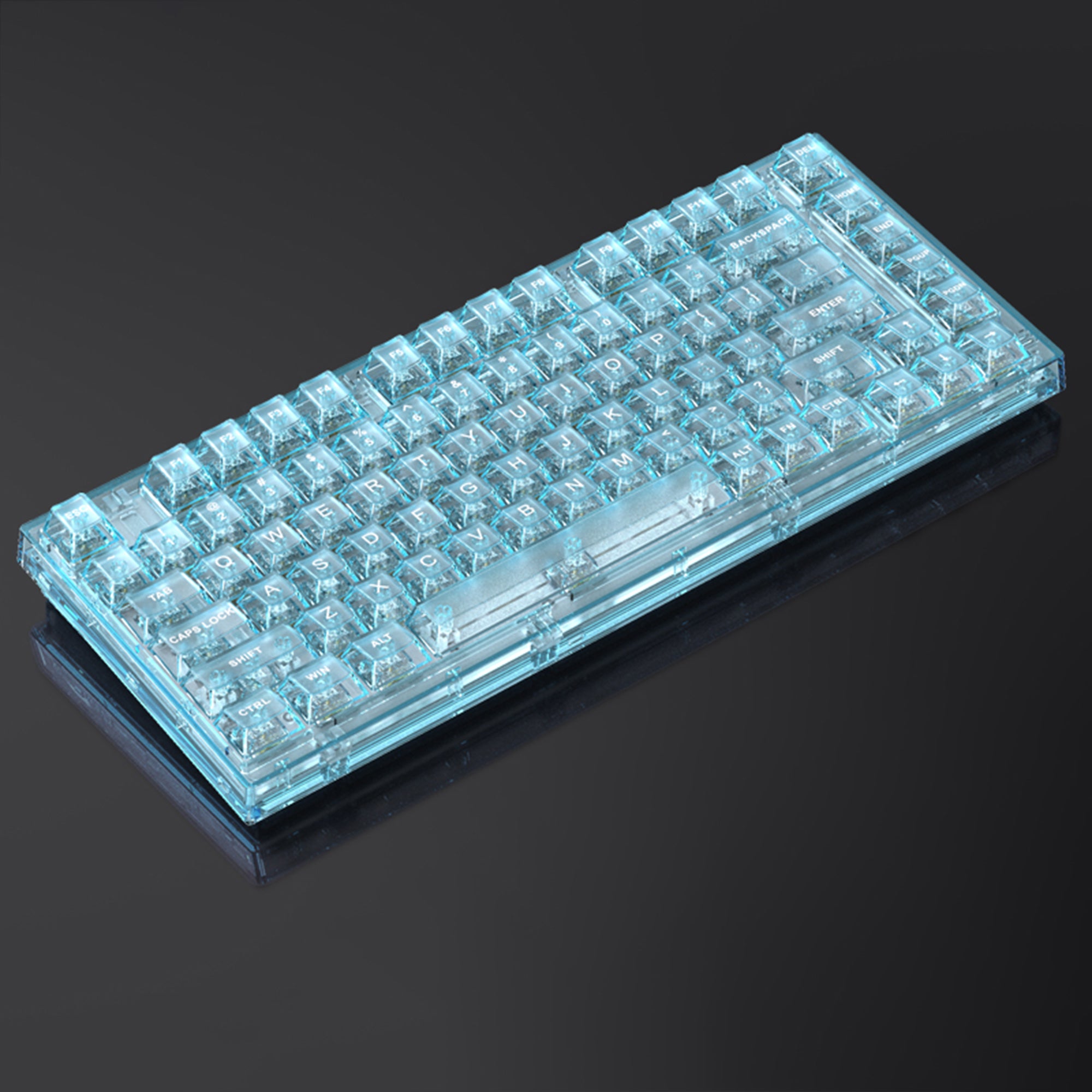 X75 Transparent Mechanical Gaming Keyboard – KeyGeak