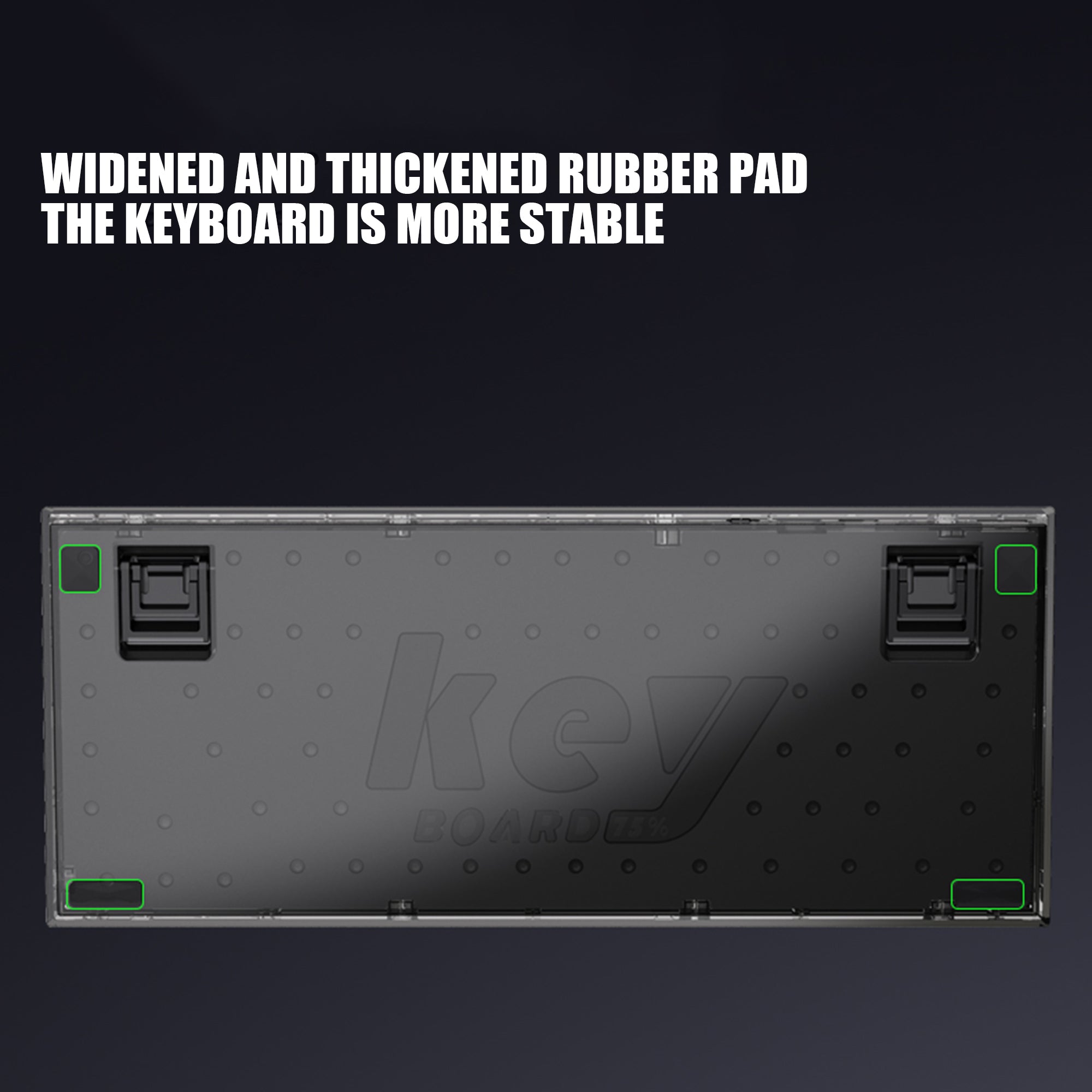 X75 Transparent Mechanical Gaming Keyboard – KeyGeak