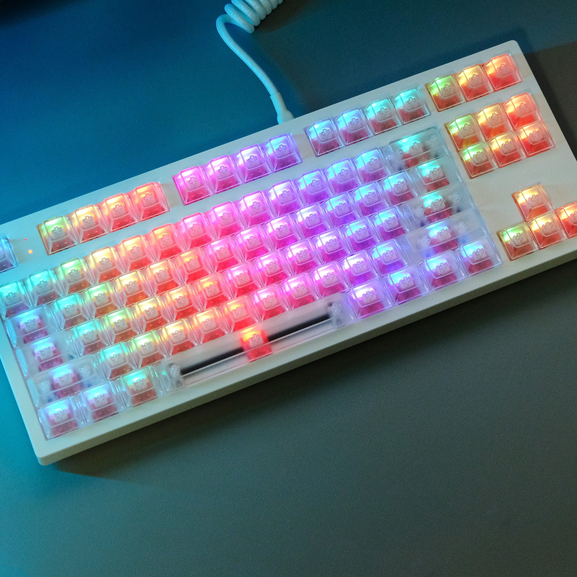 Clear/Black Keycap Set (TRANSLUCENT) – KeyGeak