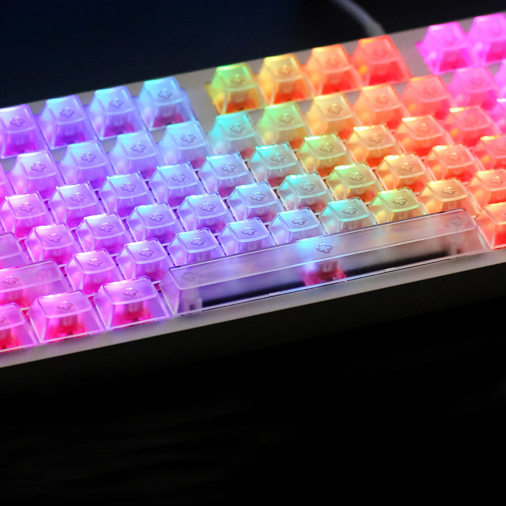 Clear/Black Keycap Set (TRANSLUCENT) – KeyGeak