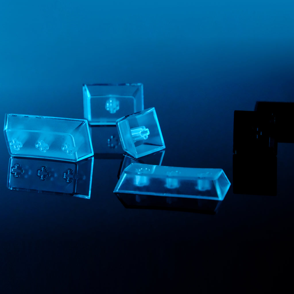 Clear/Black Keycap Set (TRANSLUCENT) – KeyGeak