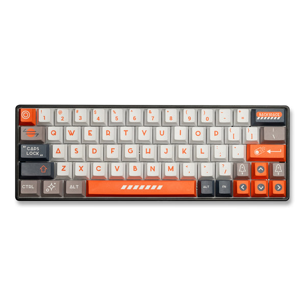 Universe Vitality Orange PBT Tricolor Mechanical Keyboard Keycaps Set ...