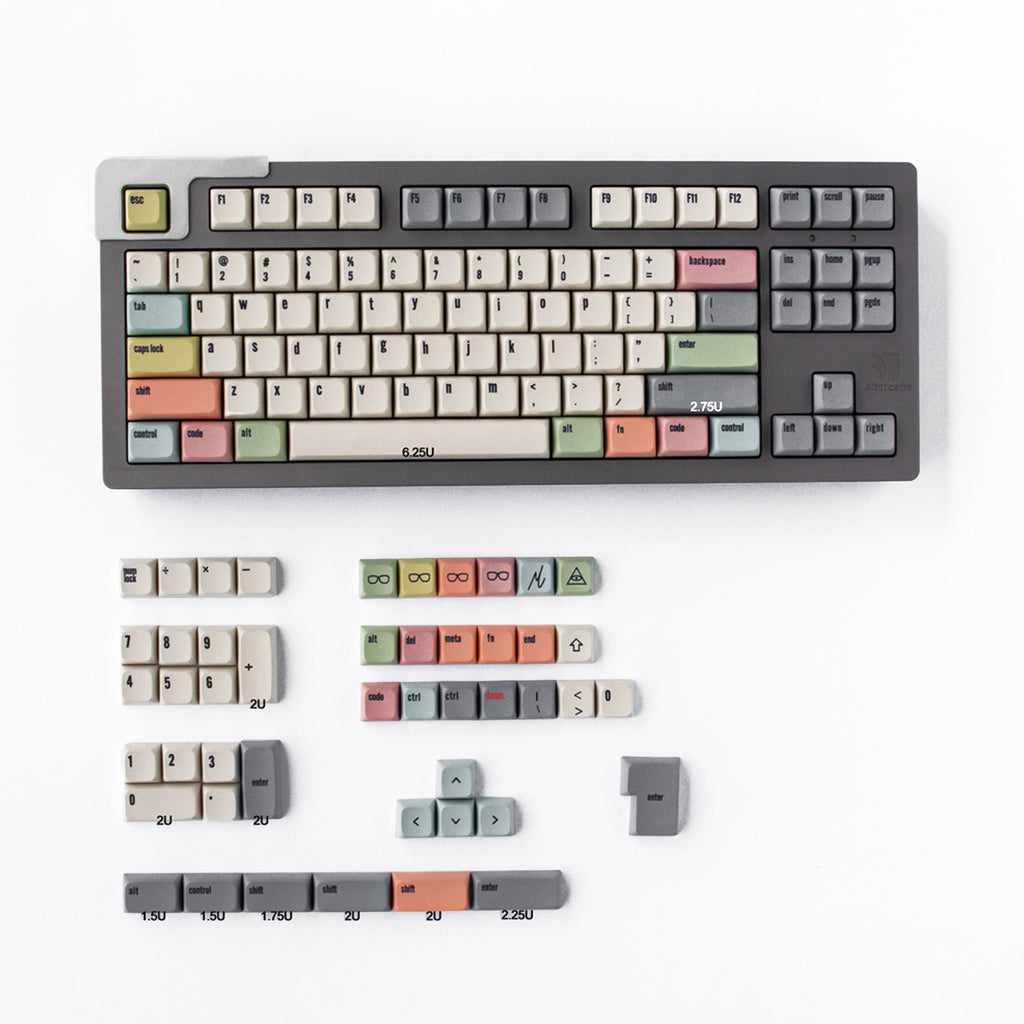 Canvas PBT keycap Set XDA Profile ANSI & ISO – KeyGeak