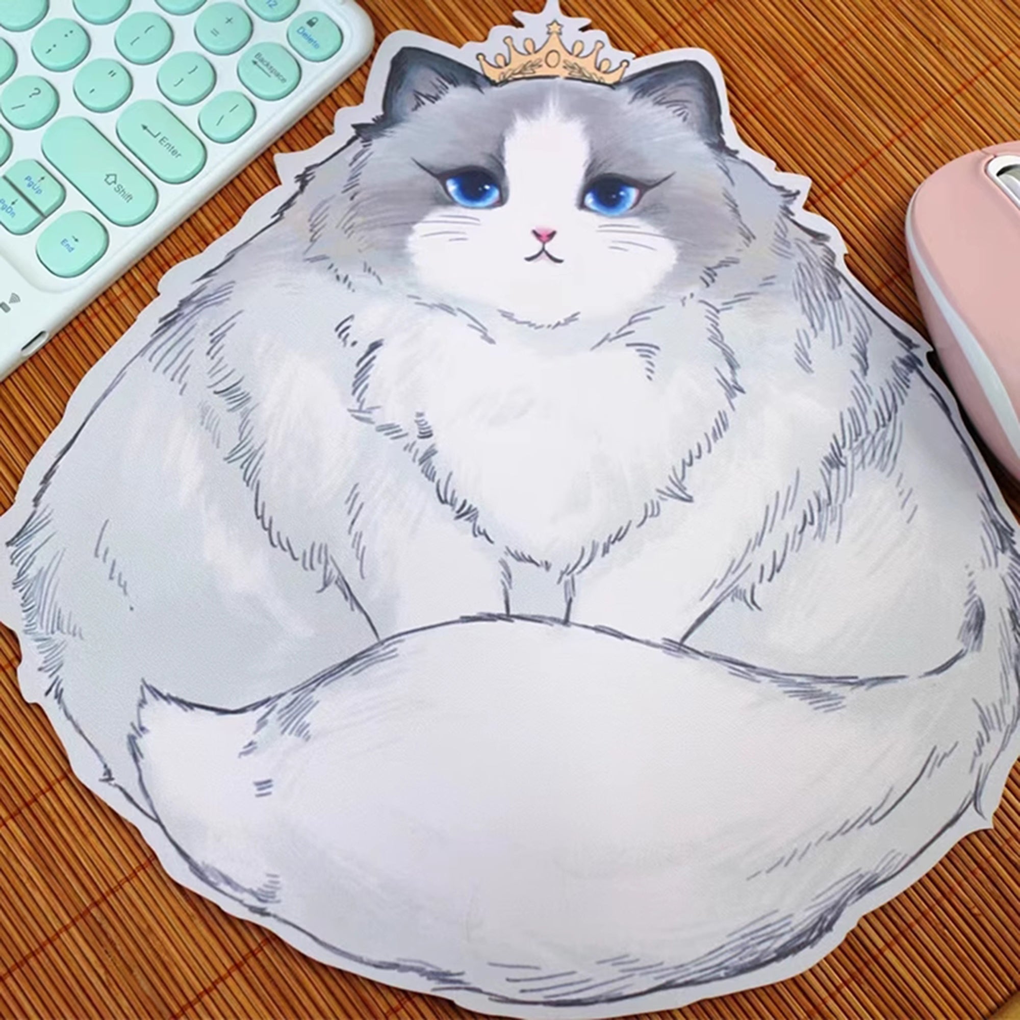 Cat & Rabbit Mouse Pad – KeyGeak